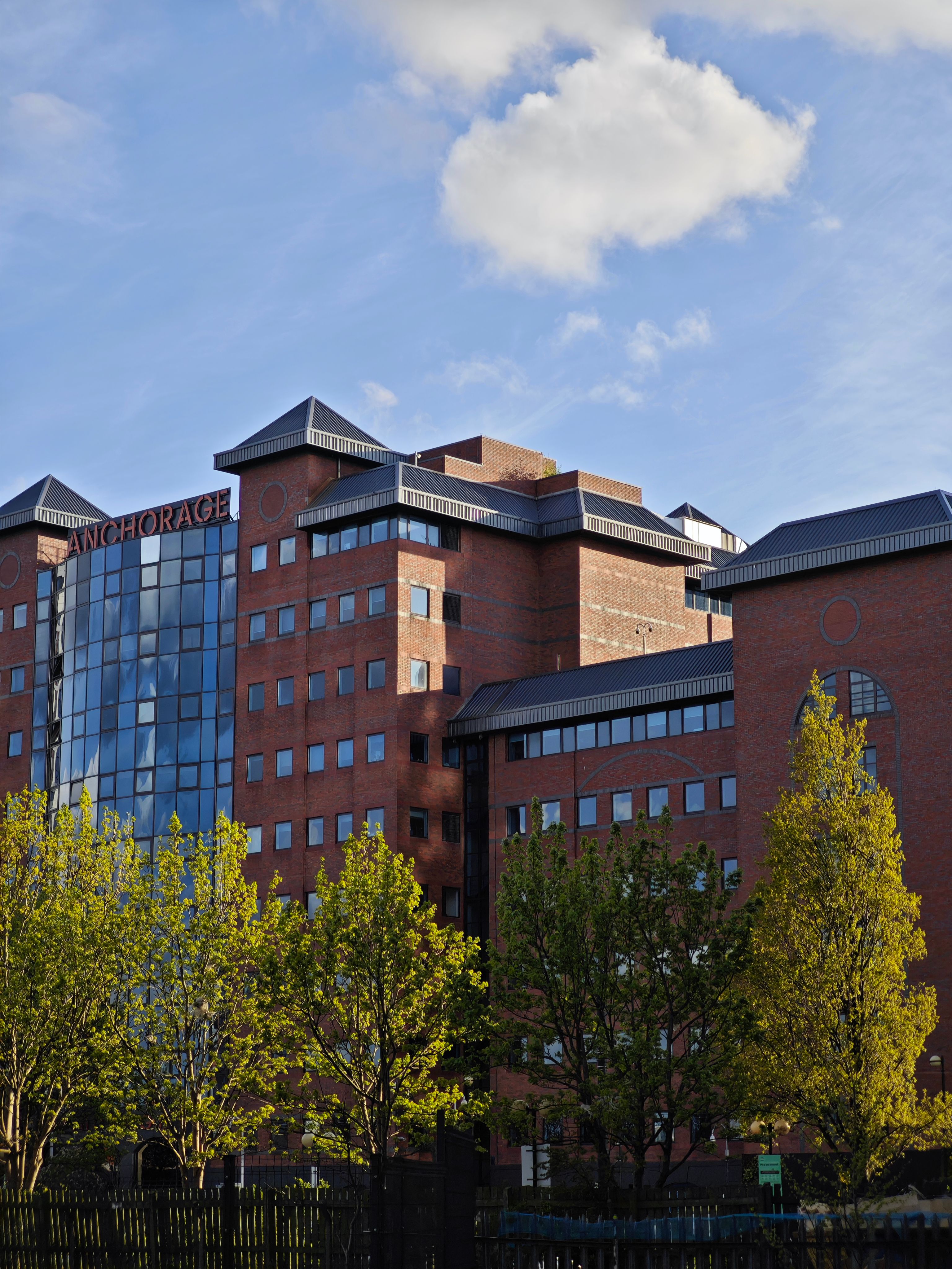 Modern Brick Office Building at Anchorage · Free Stock Photo