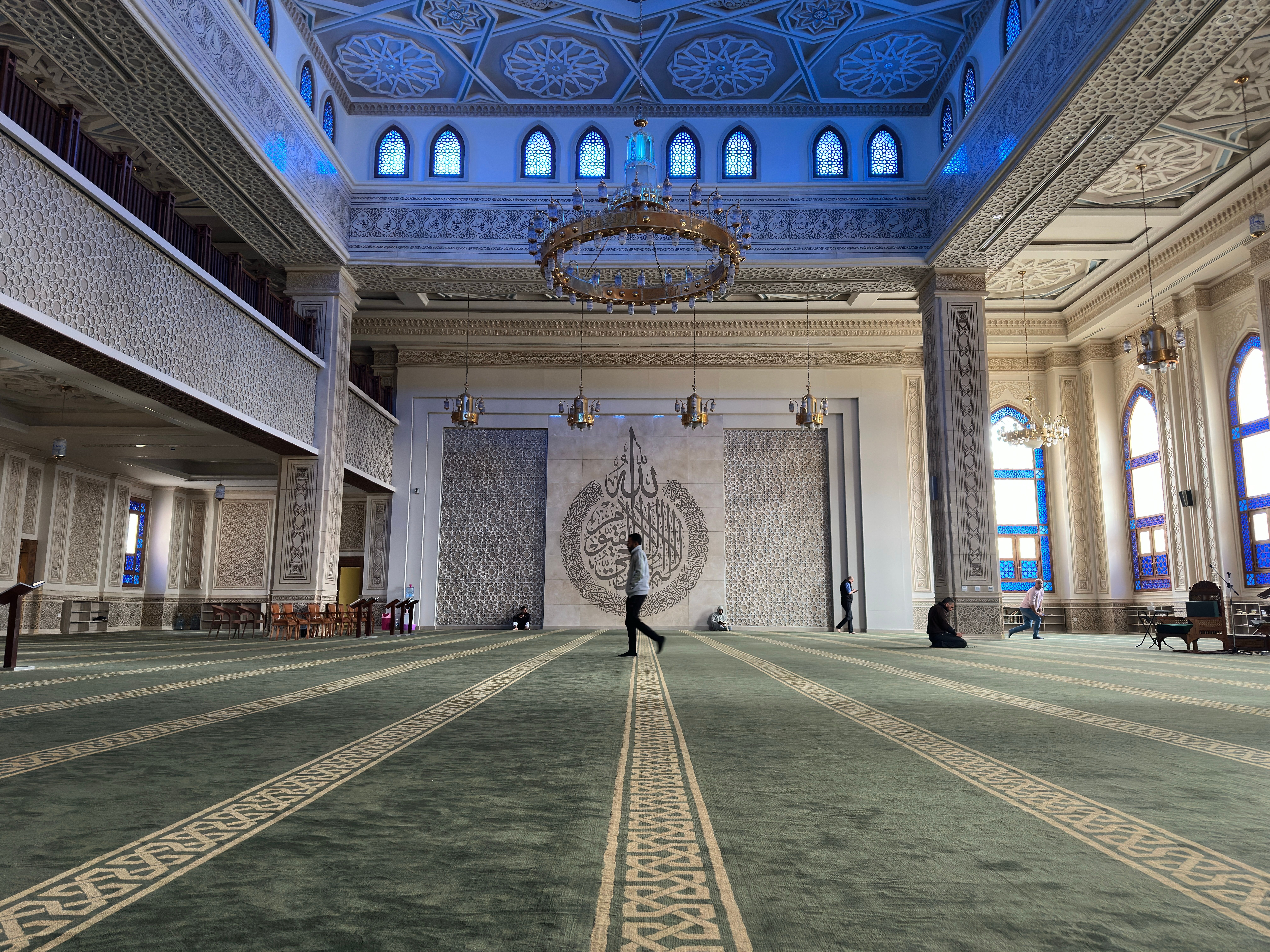 Intricate Interior of Mosque in Al Shorouk City · Free Stock Photo