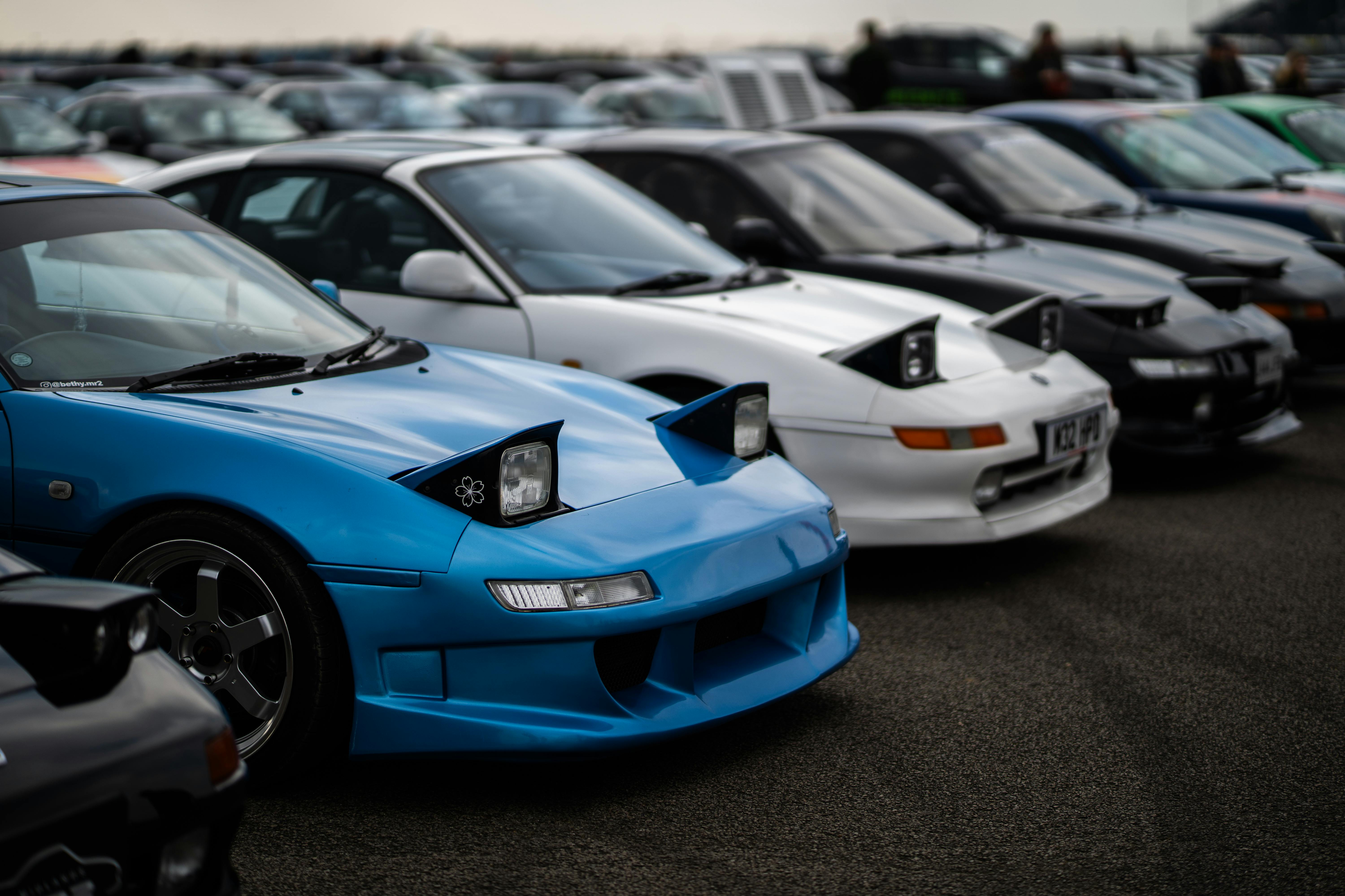 Toyota MR2 Cars at JDM Show in England · Free Stock Photo