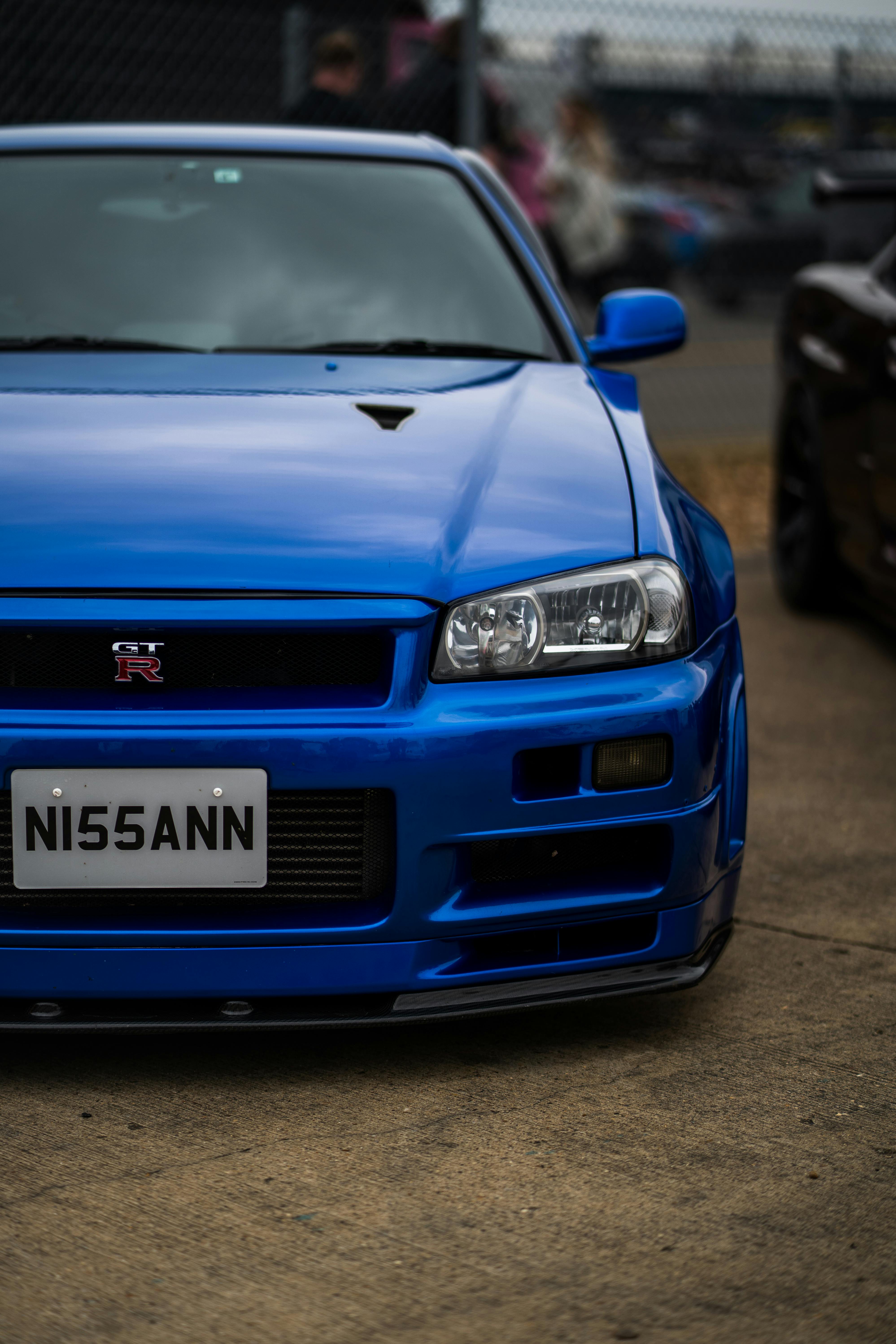 Blue Nissan GT-R R34 at Tampa Car Show · Free Stock Photo