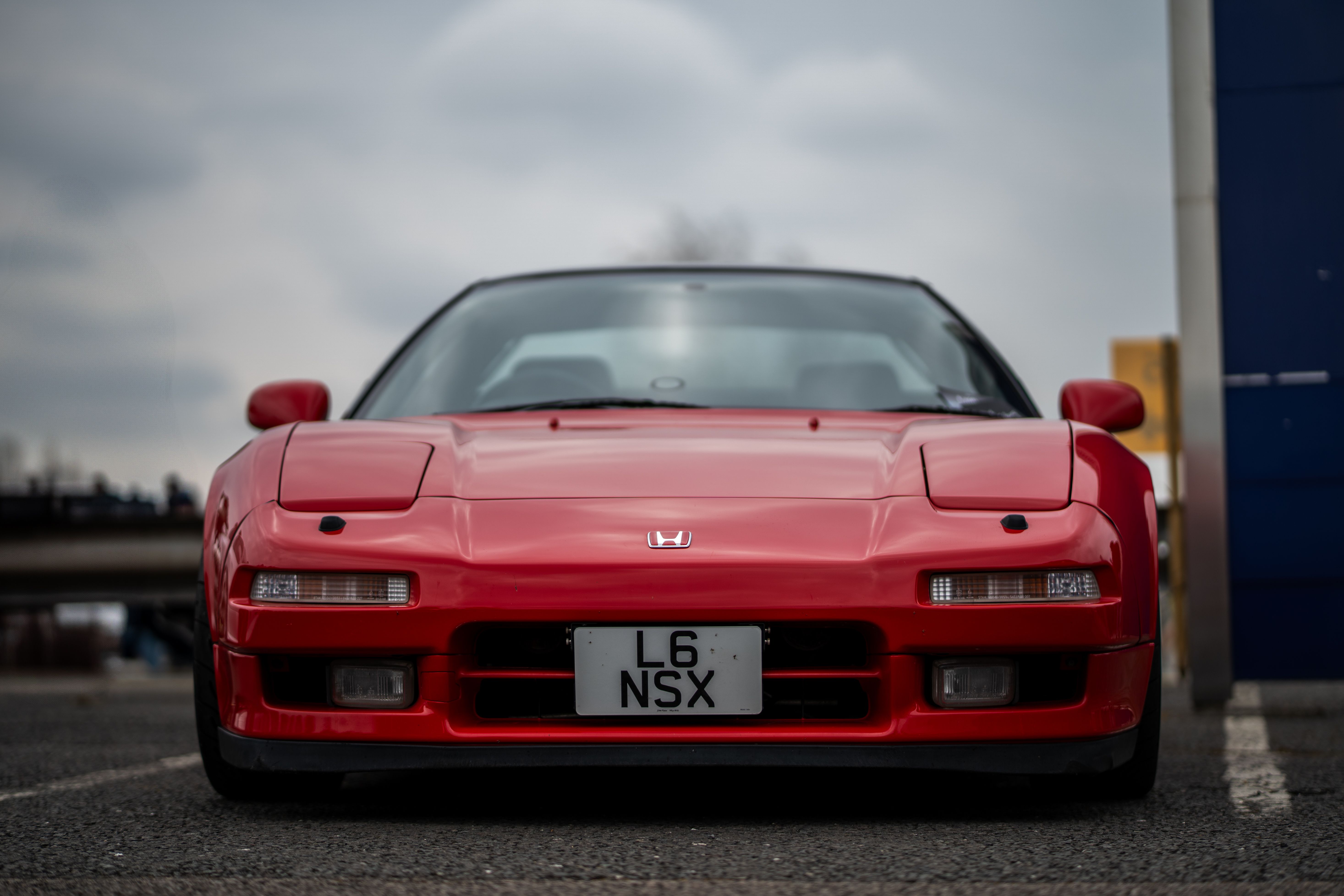 Tampilan Depan Mobil Supercar Honda Nsx Jdm Merah Klasik · Foto Stok Gratis