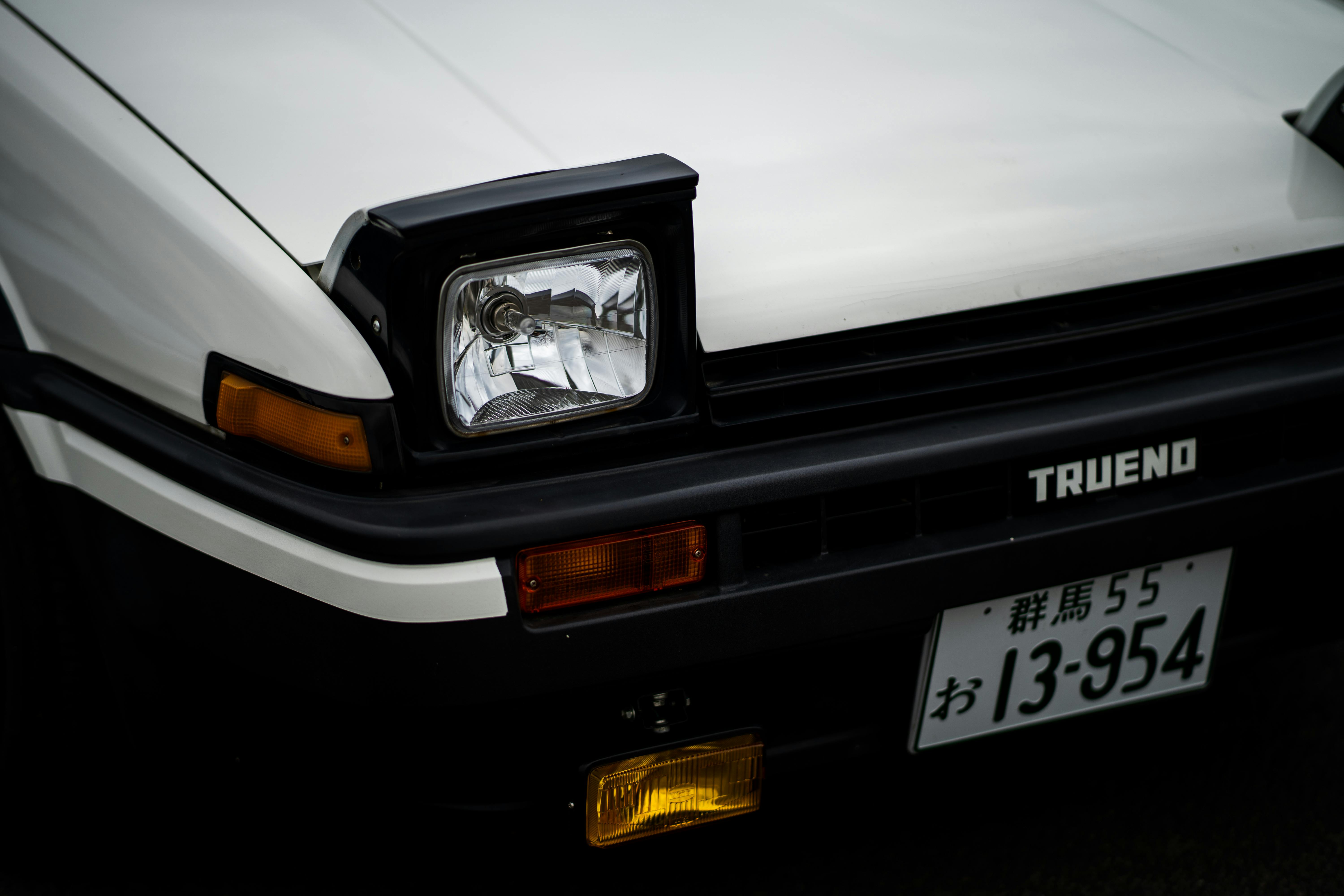 Iconic Toyota AE86 Trueno Front View · Free Stock Photo