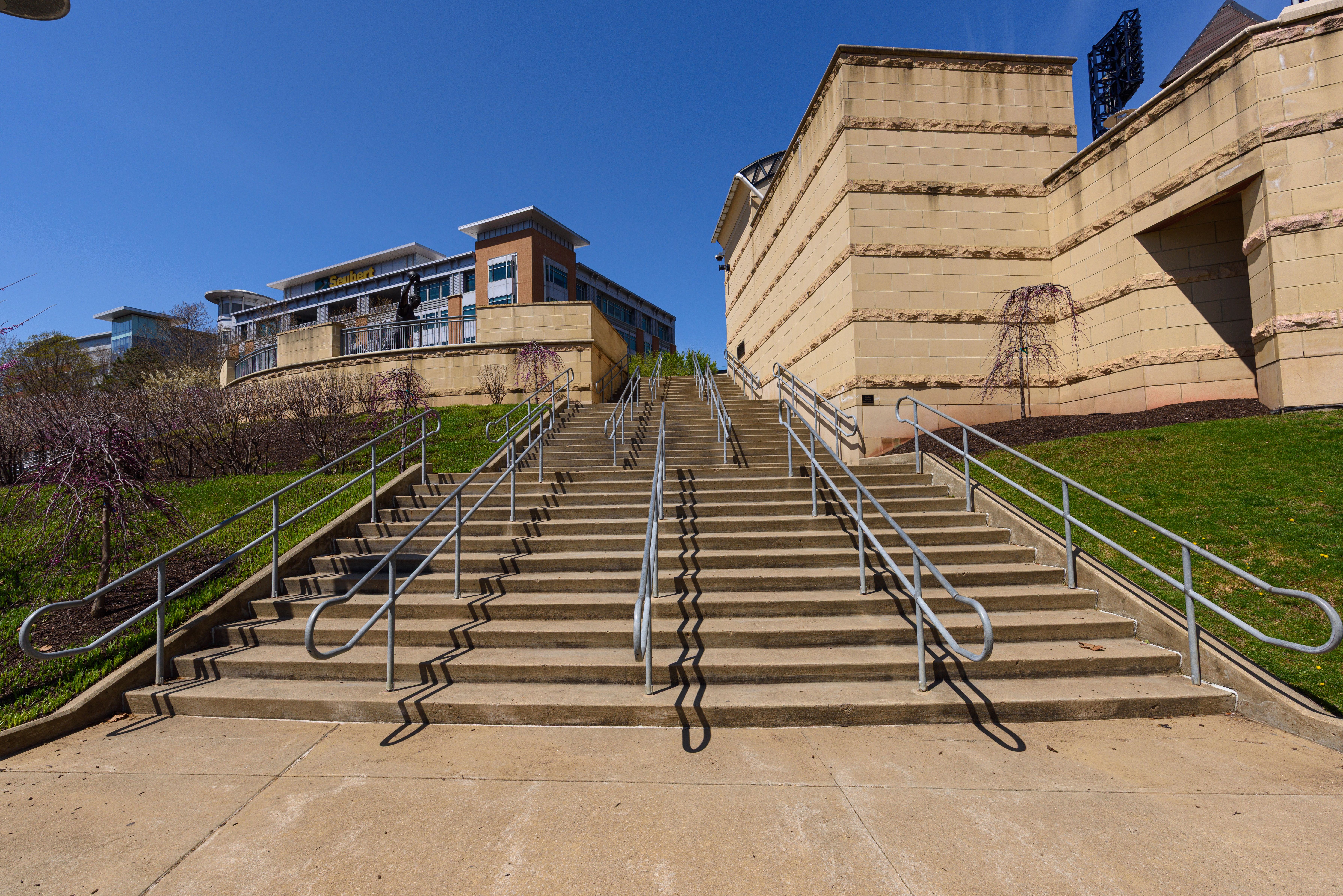 Urban Staircase Leading to Modern Buildings · Free Stock Photo