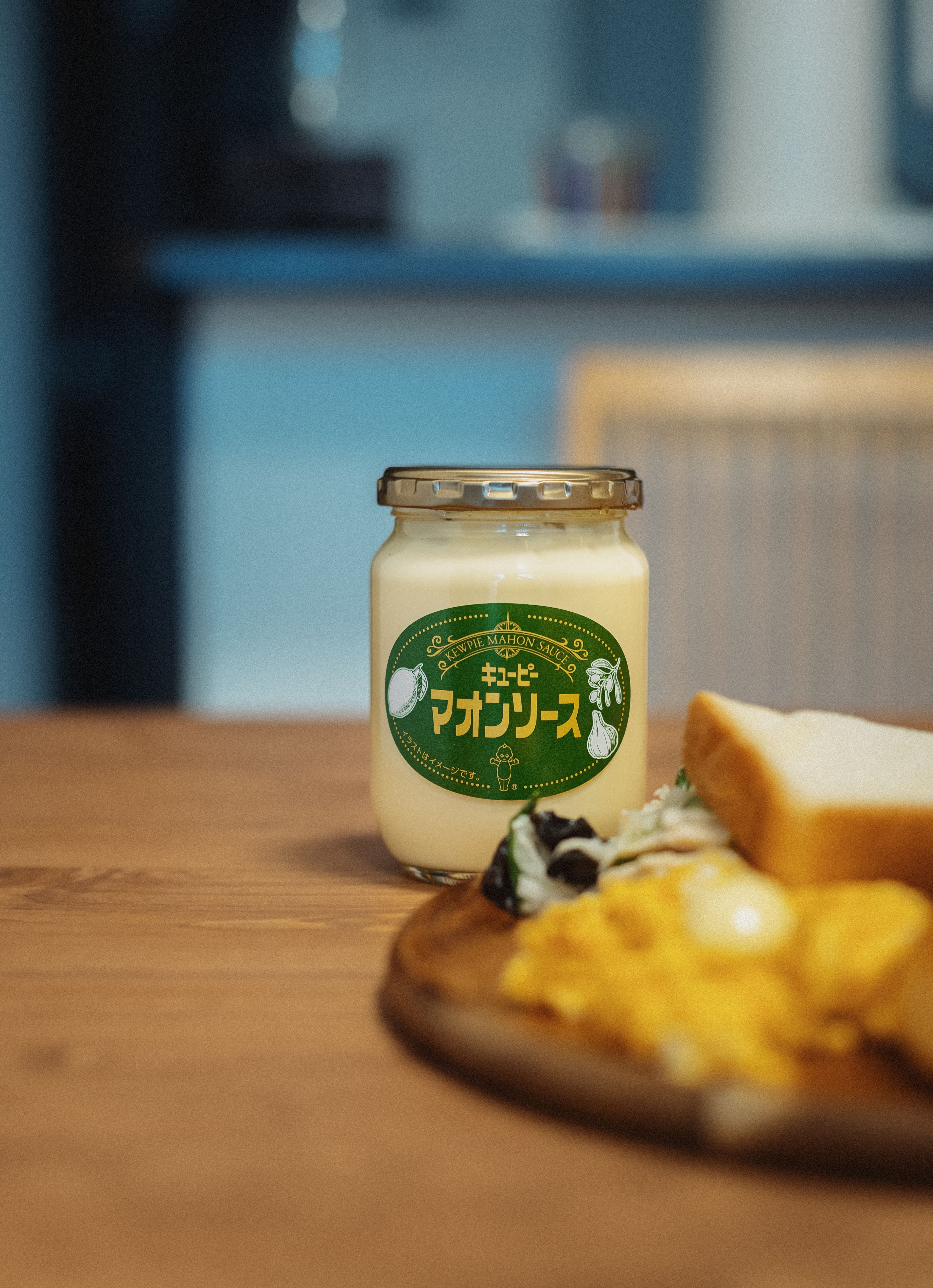 Japanese Breakfast Scene with Kewpie Mayonnaise · Free Stock Photo