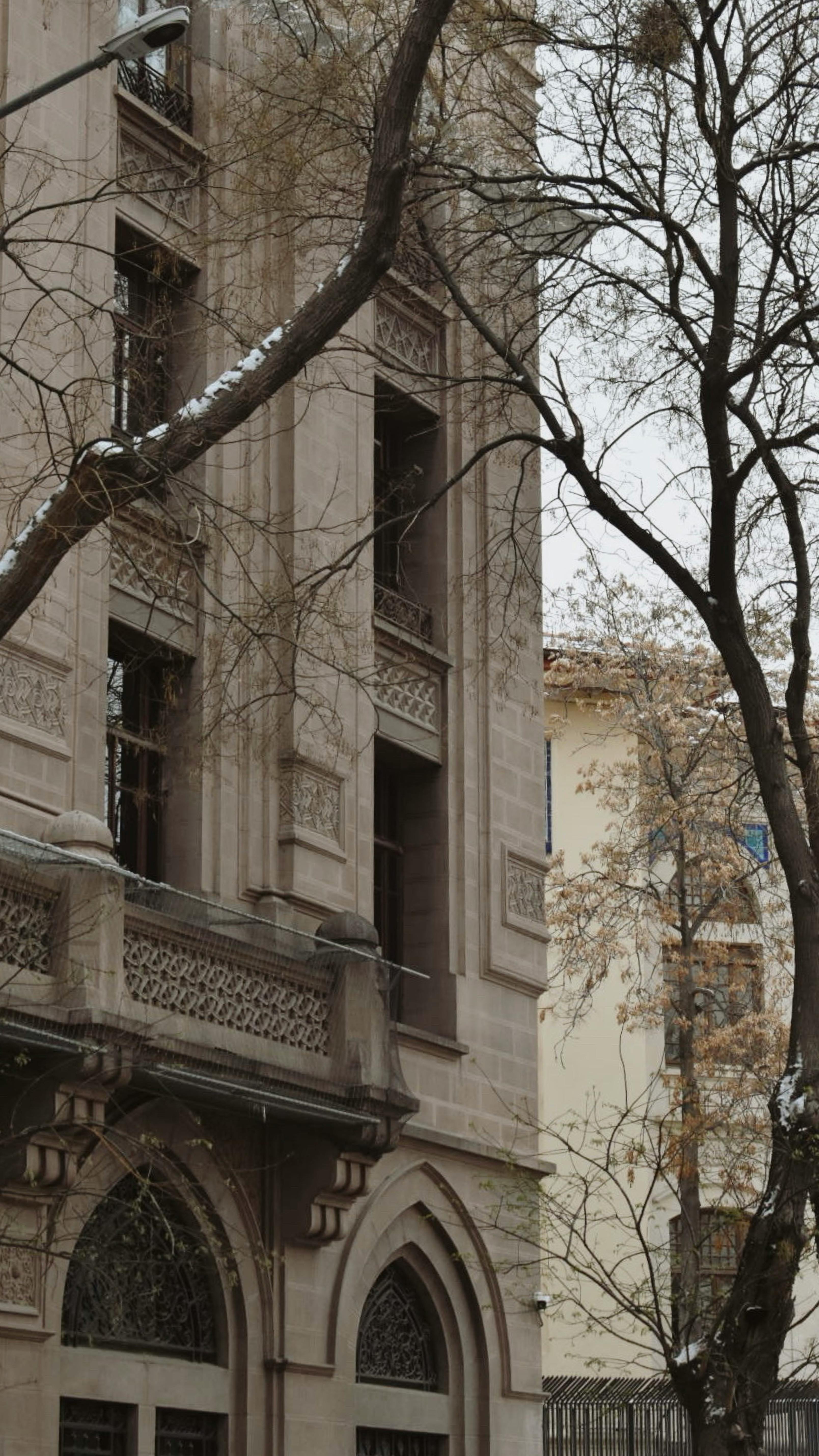 Historic European Architecture in Winter Setting · Free Stock Photo