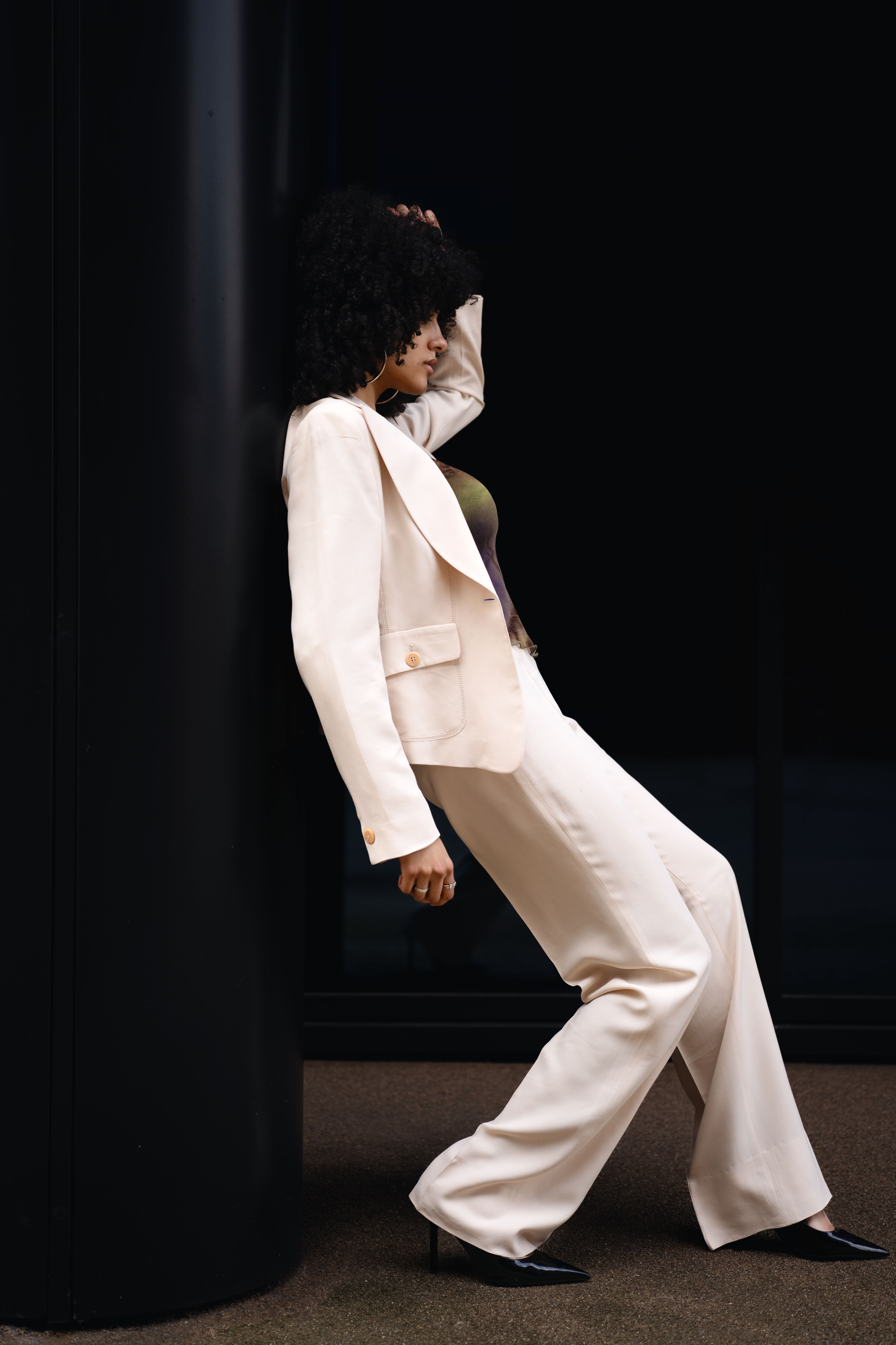 Chic Fashion Model Posing Indoors in London · Free Stock Photo