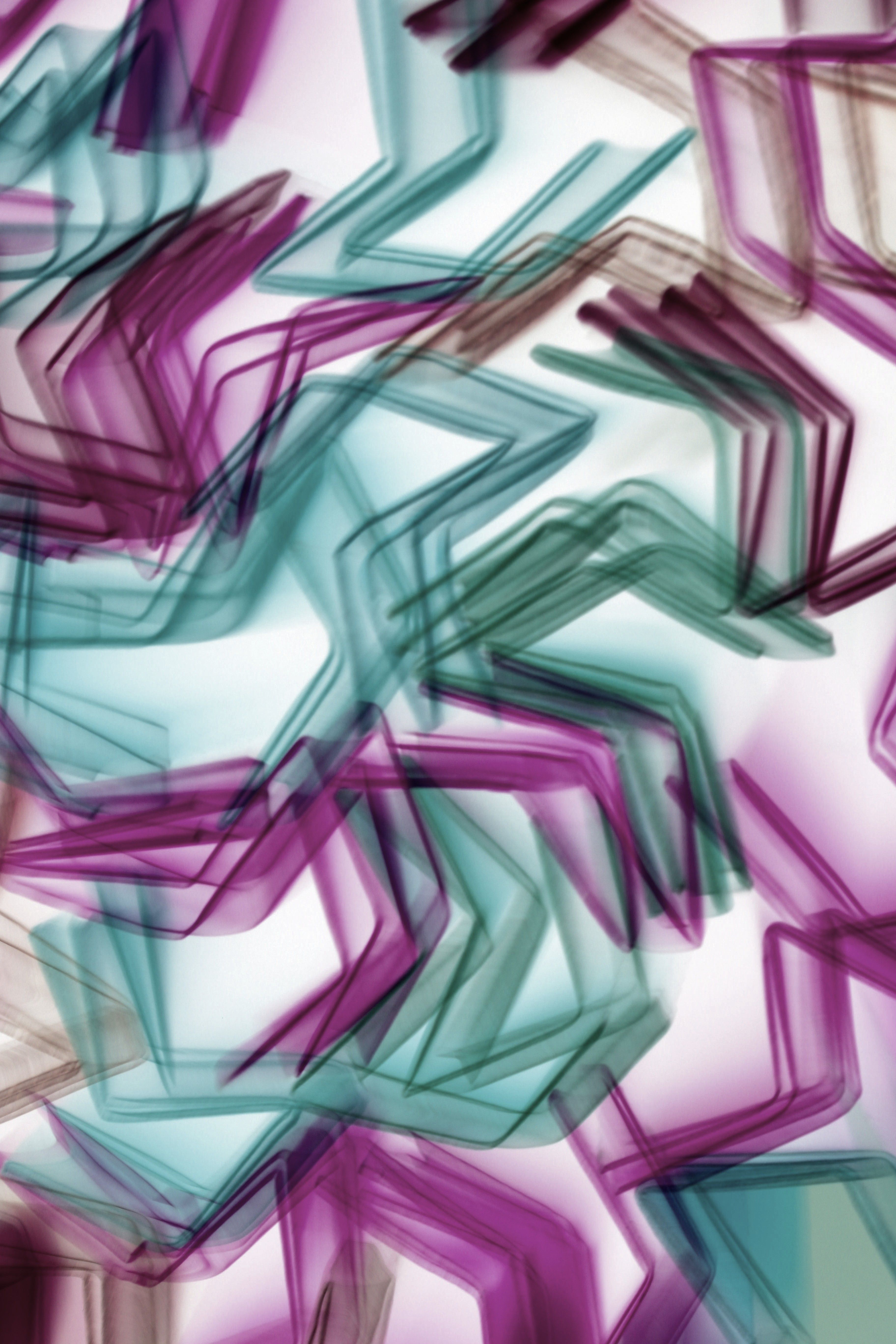 Abstract Colorful Pattern of Blurred Geometric Shapes · Free Stock Photo