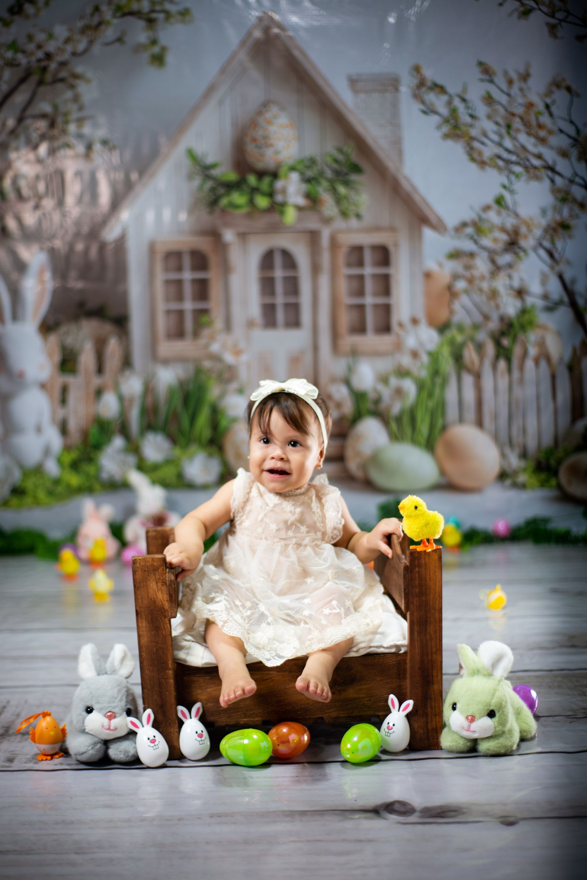 Adorable Baby in Easter-Themed Photo Shoot · Free Stock Photo