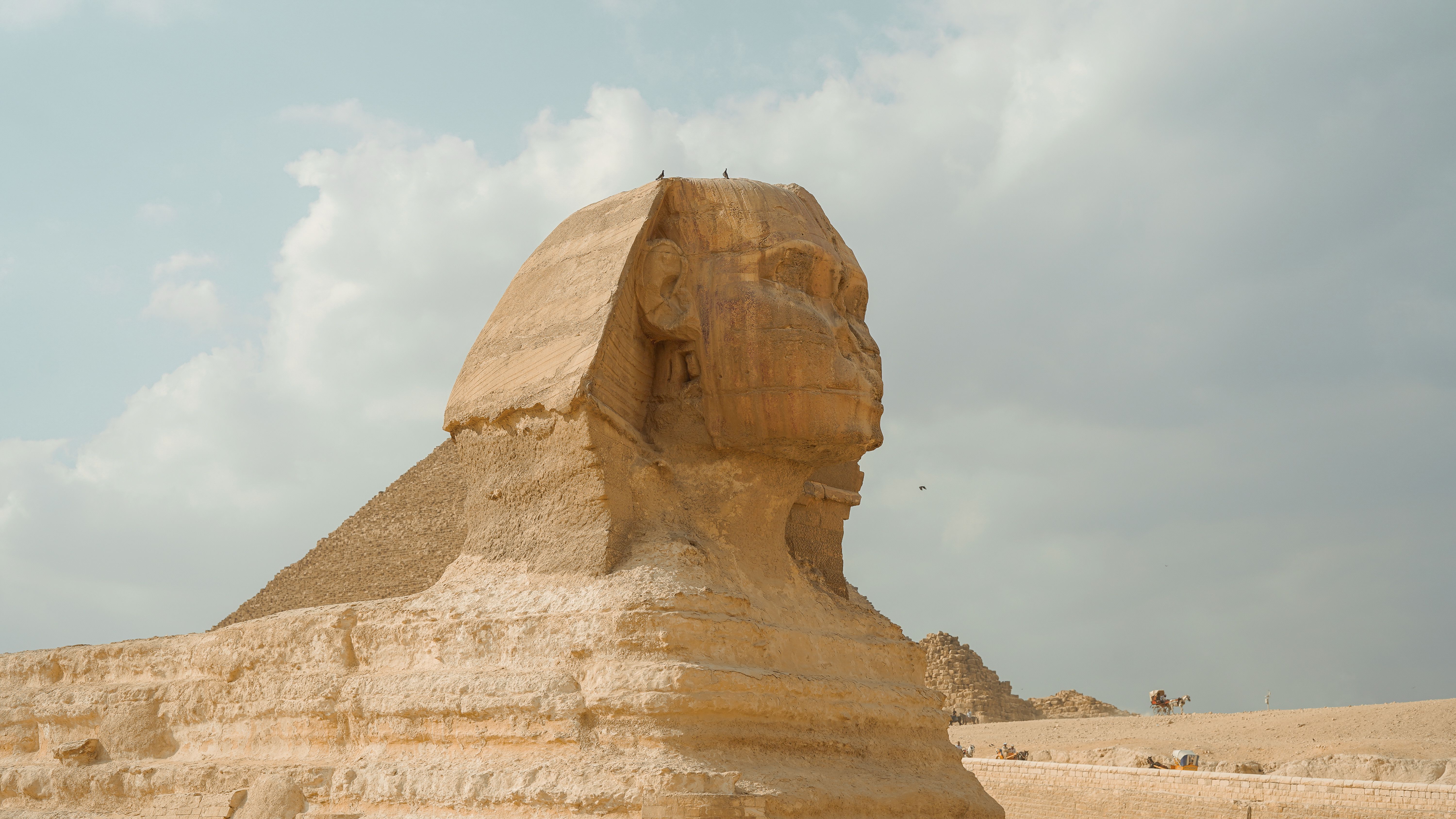 Side View of Great Sphinx Statue · Free Stock Photo