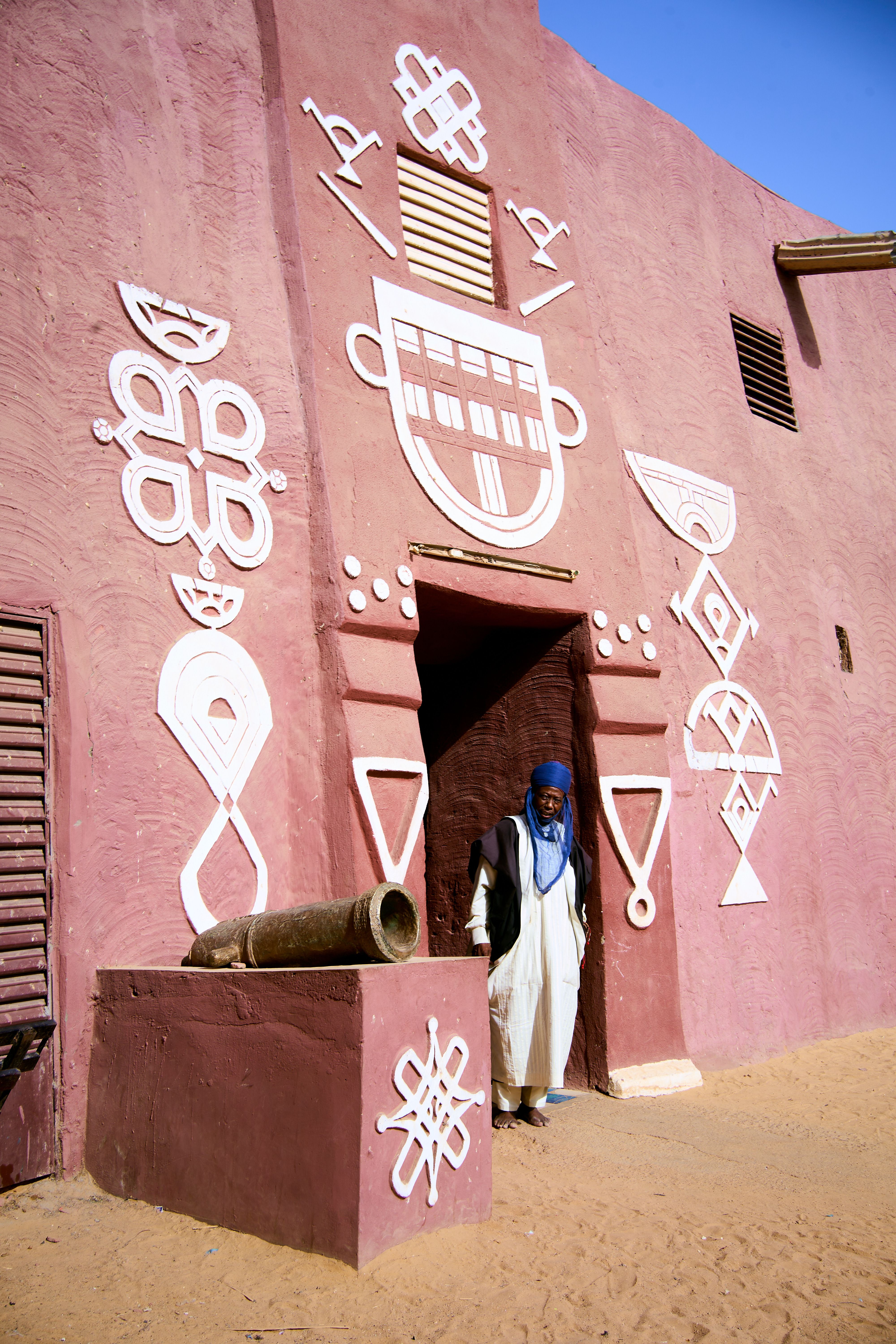 Traditional African Architecture with Geometric Designs · Free Stock Photo