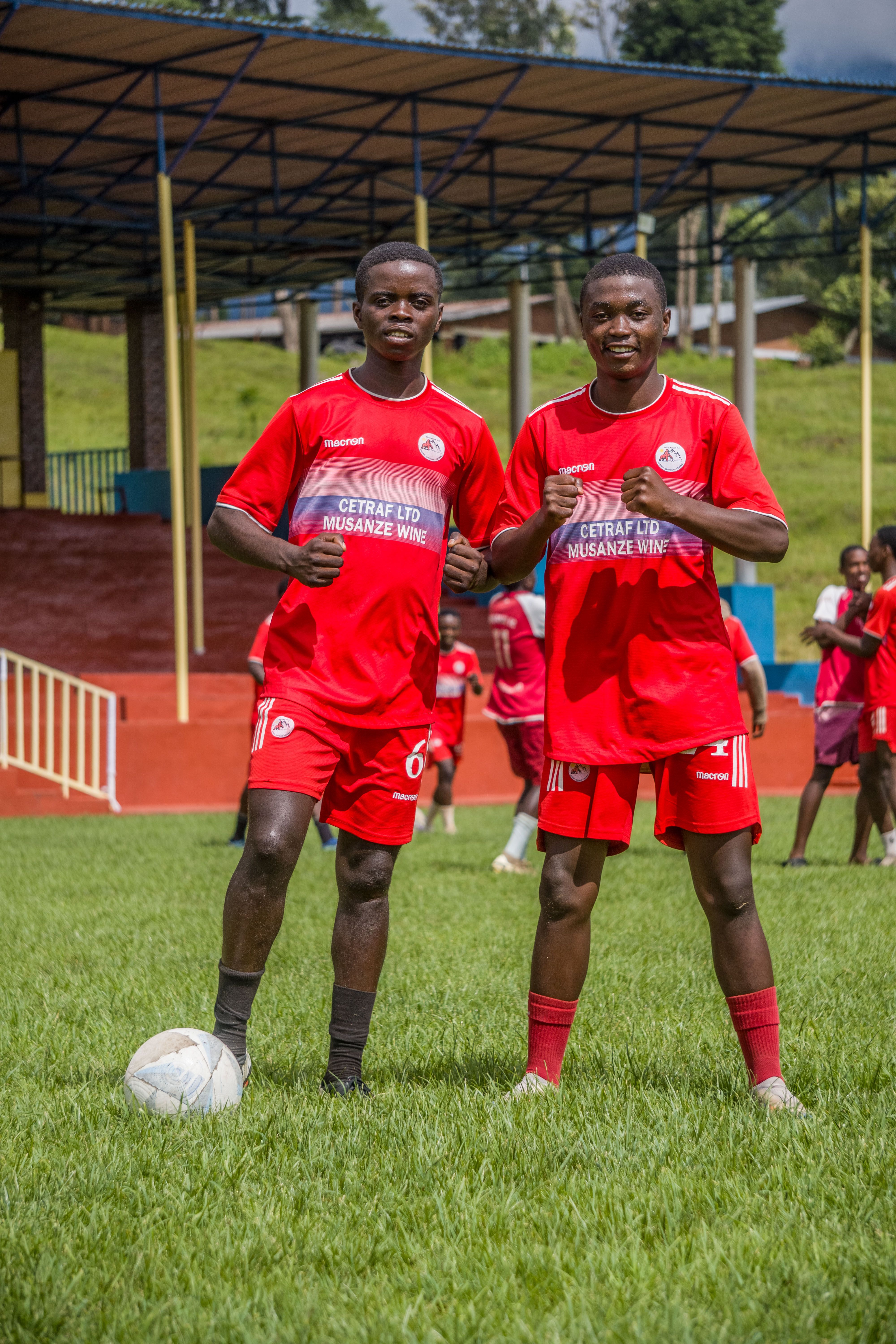 African Youth Soccer Team on Field · Free Stock Photo