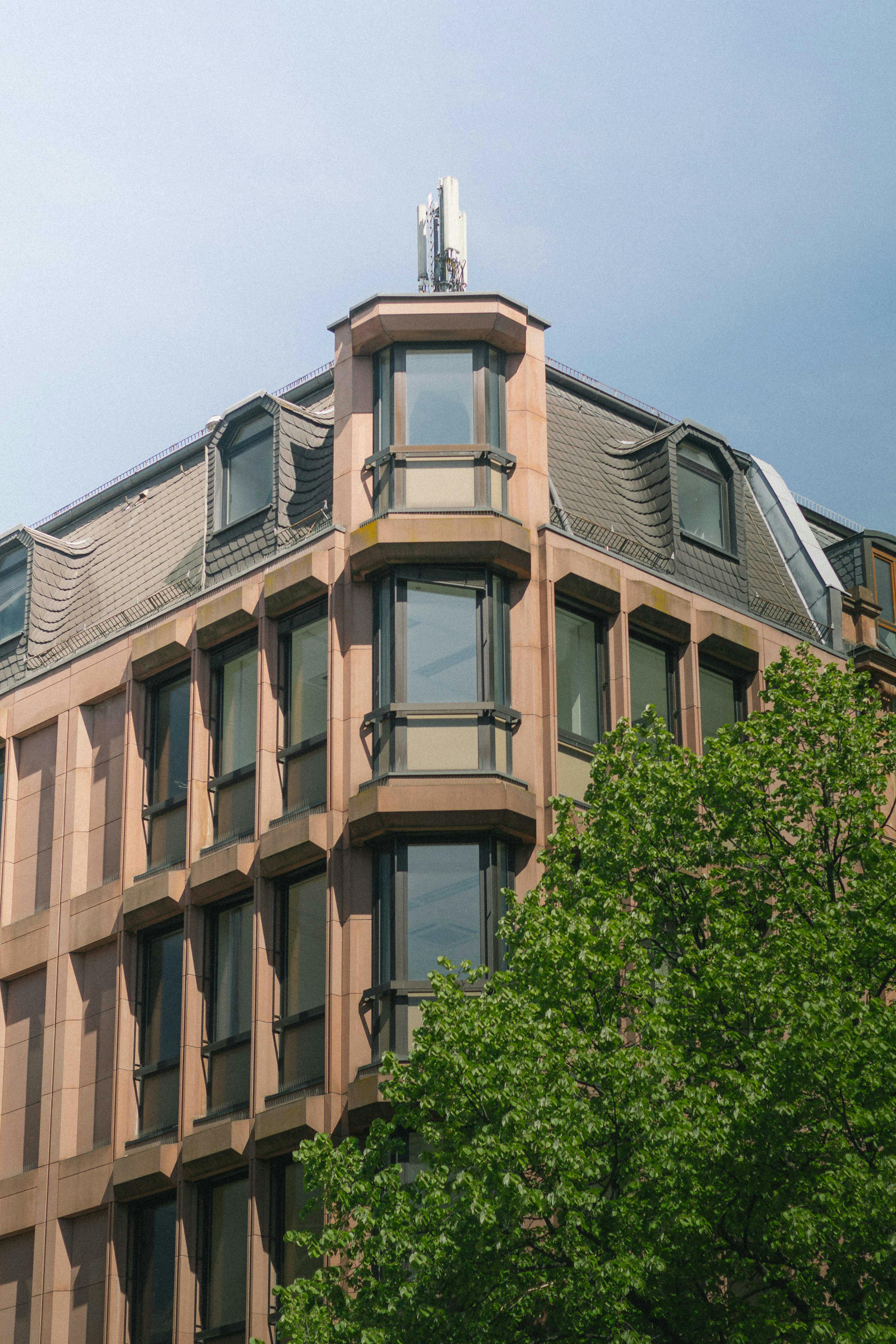 Modern Architecture in Frankfurt Skyscraper Corner · Free Stock Photo