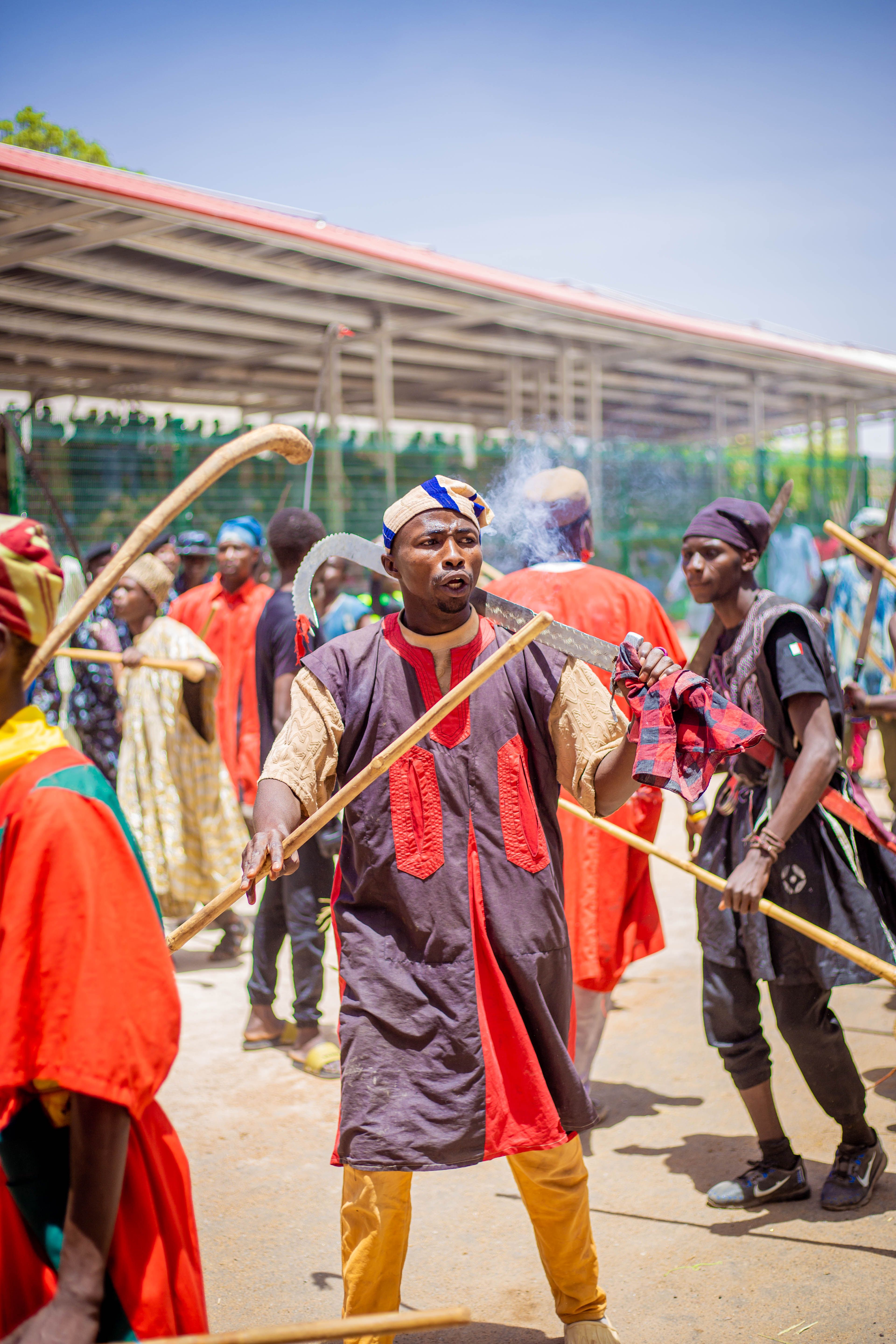 Colorful Traditional African Dance Ceremony Outdoors · Free Stock Photo