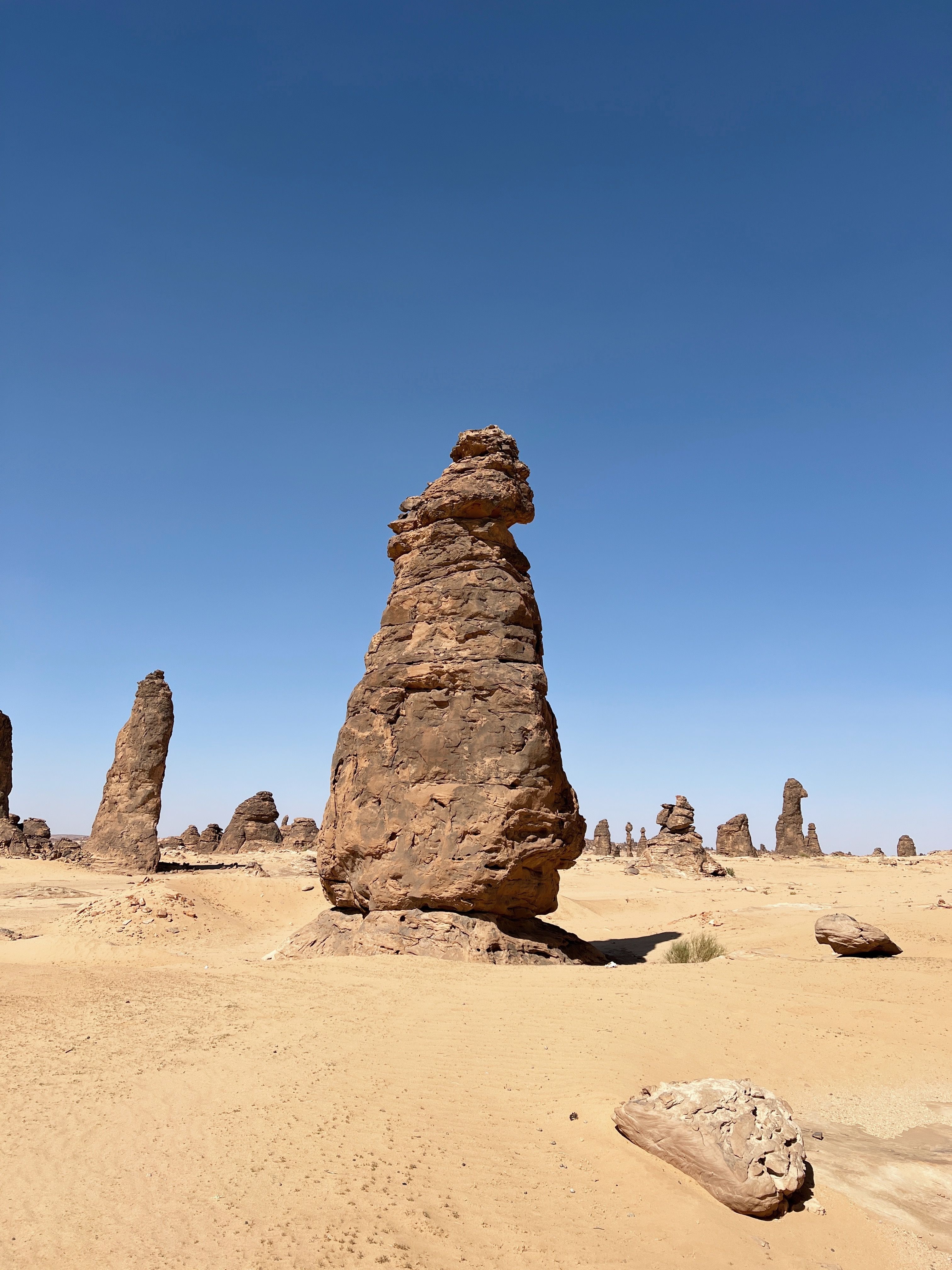 Majestic Rock Formations in Desert Landscape · Free Stock Photo