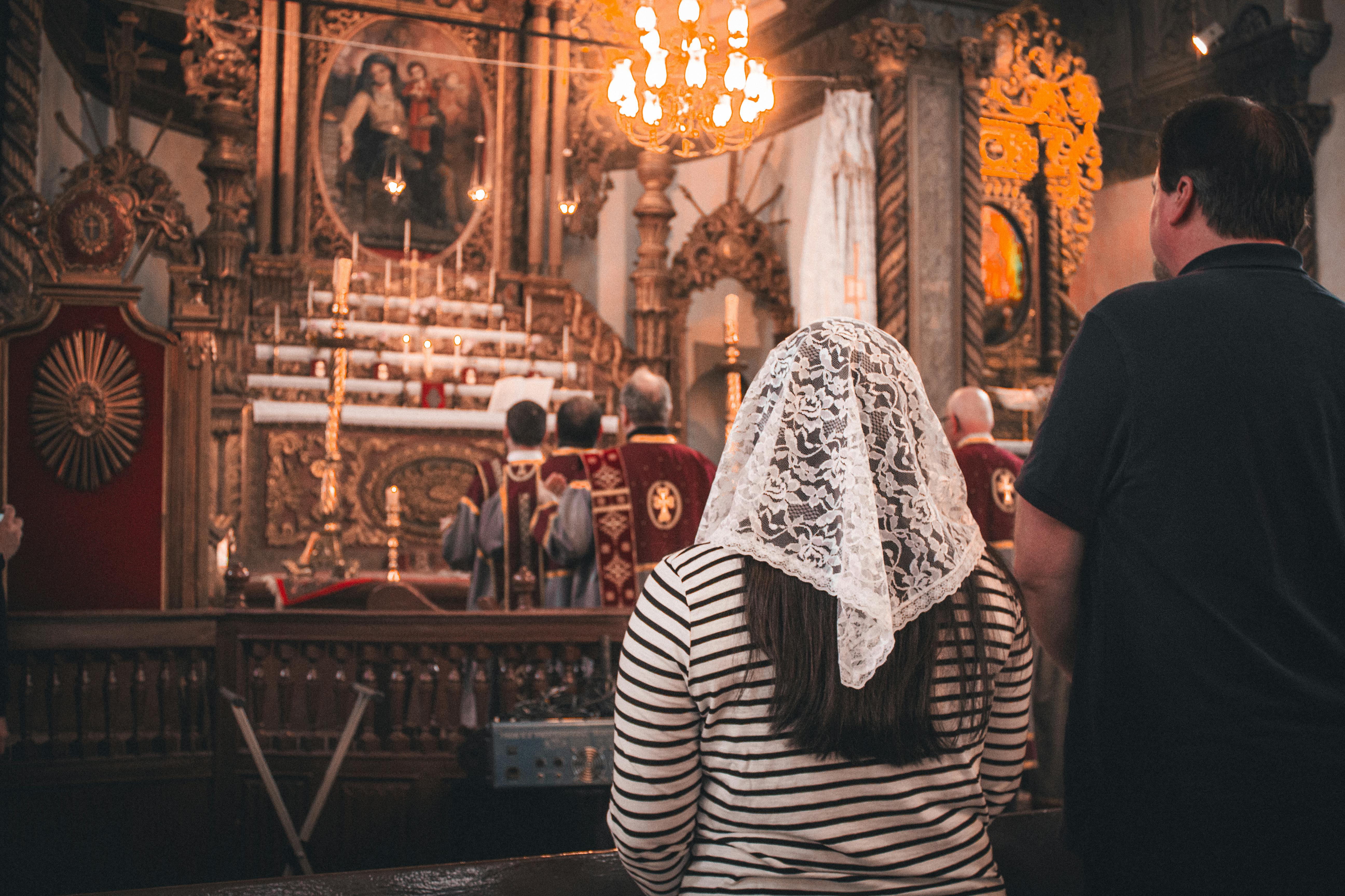 Ethereal Church Ceremony in Kayseri, Türkiye · Free Stock Photo
