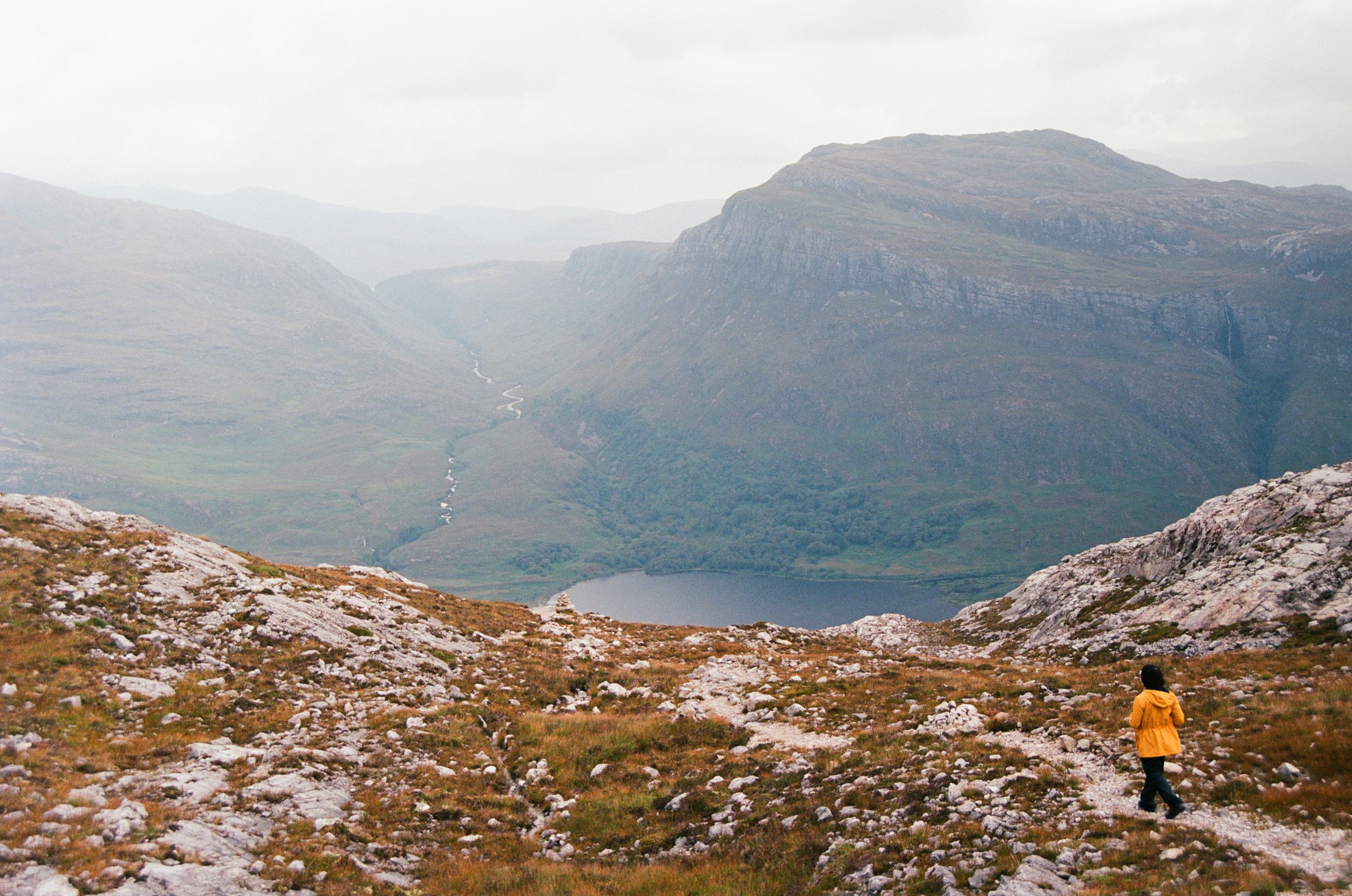 Scenic Hiking in Scottish Highlands Landscape · Free Stock Photo