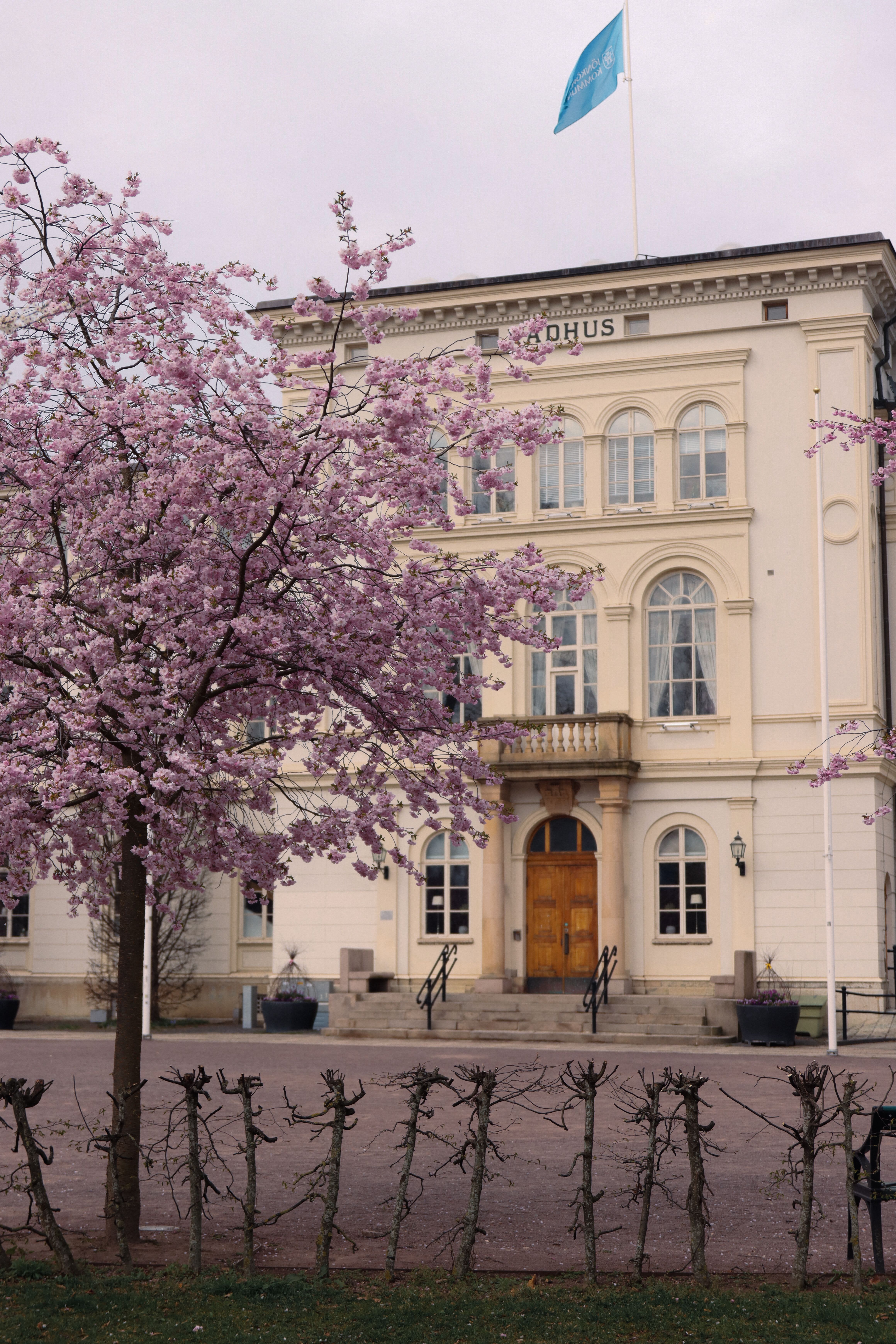 Elegant Building in Jönköping during Springtime · Free Stock Photo