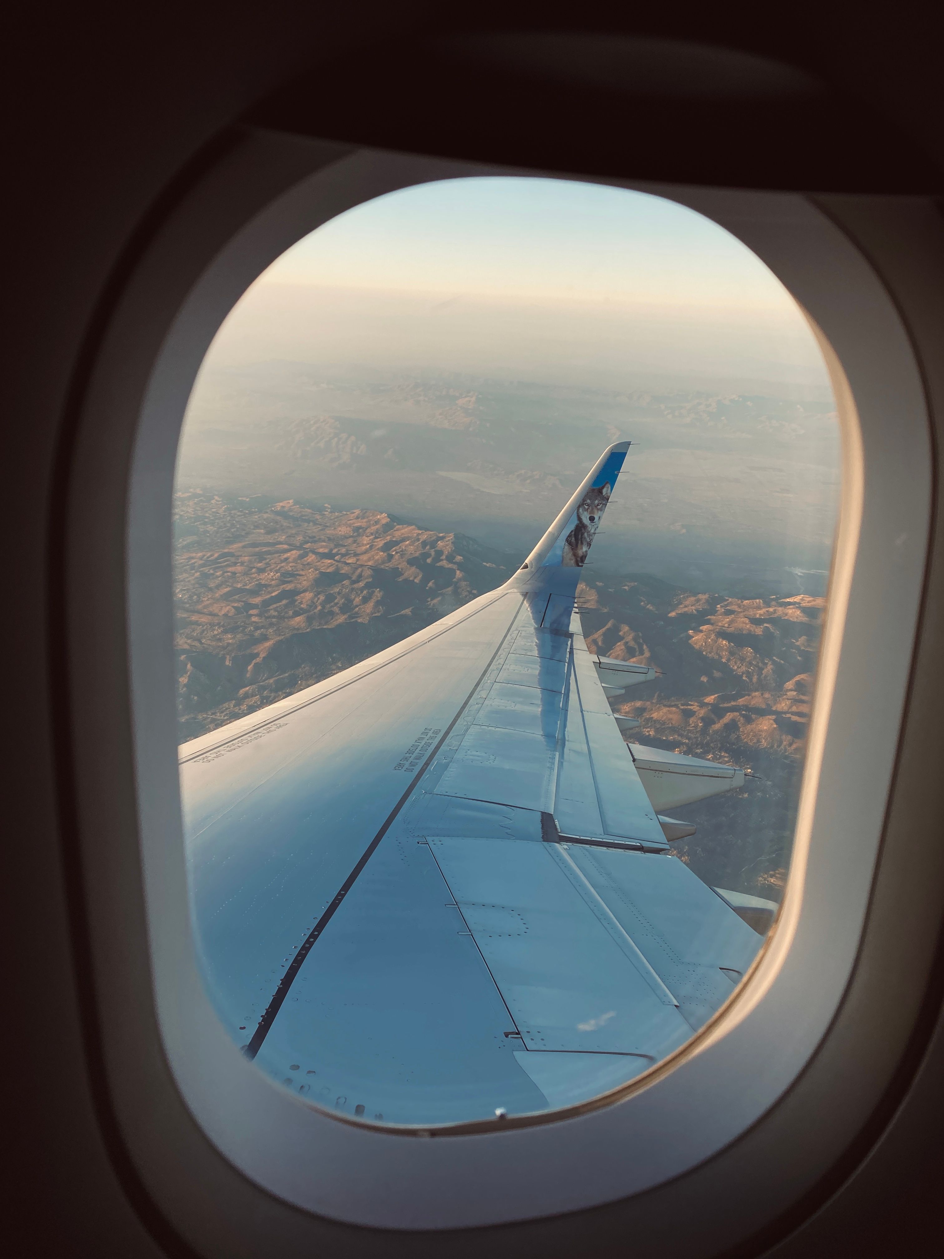 Scenic Aerial View from Airplane Window · Free Stock Photo
