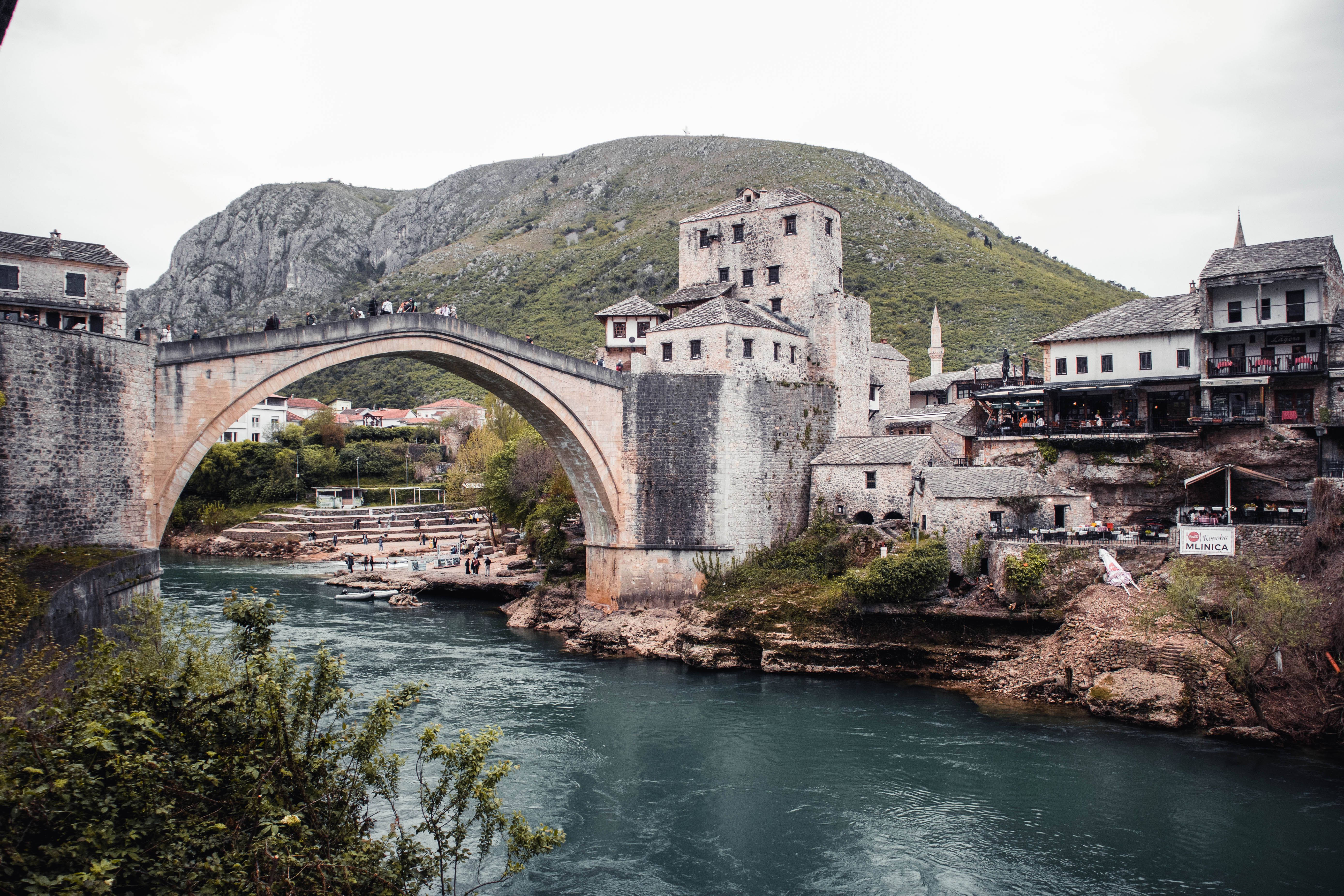 Iconic Stari Most Bridge in Mostar · Free Stock Photo