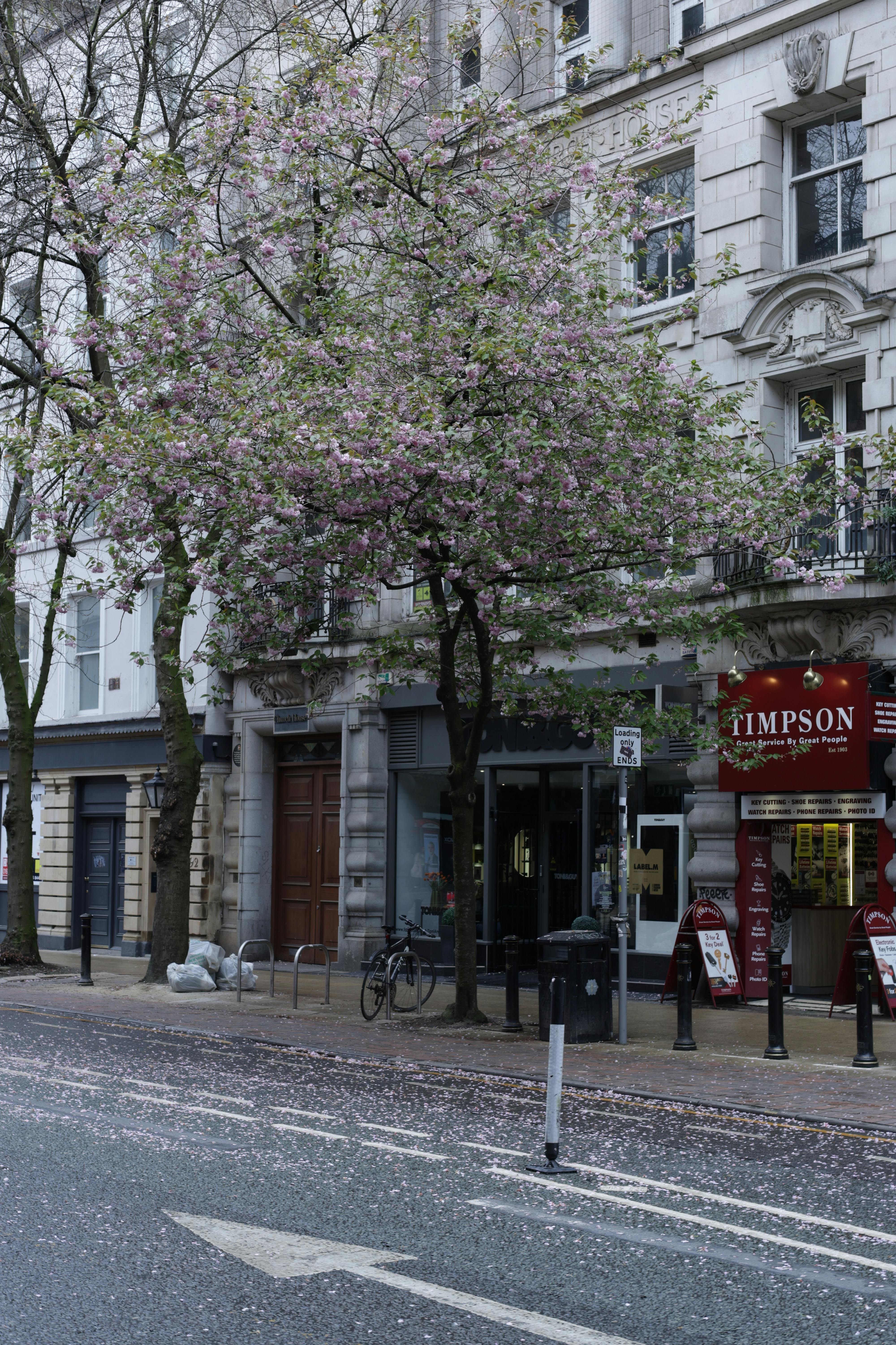 Charming Spring Street Scene in Manchester, UK · Free Stock Photo