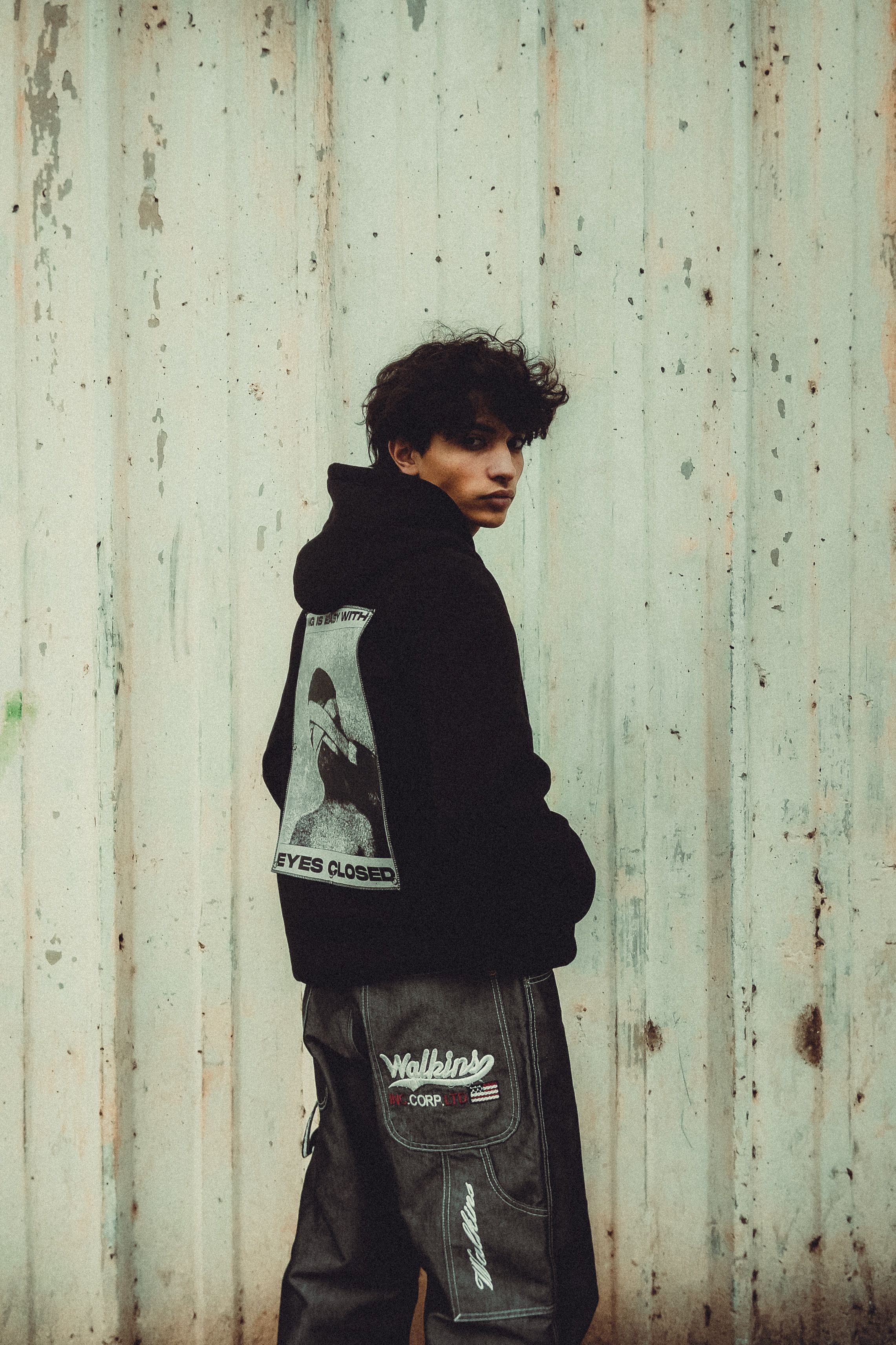 Stylish Youth in Urban Grunge Fashion Scene · Free Stock Photo