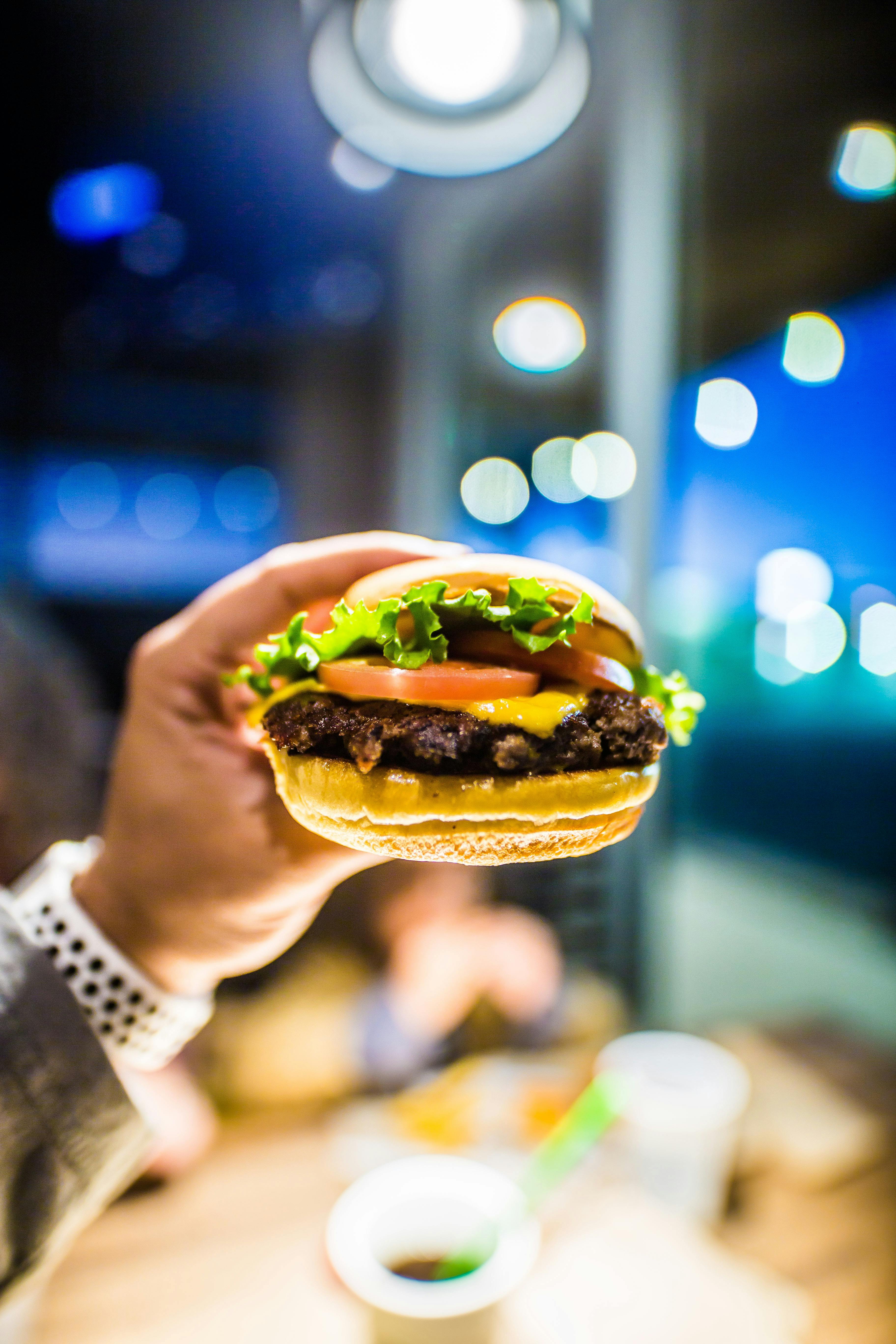 Person Holding Burger · Free Stock Photo