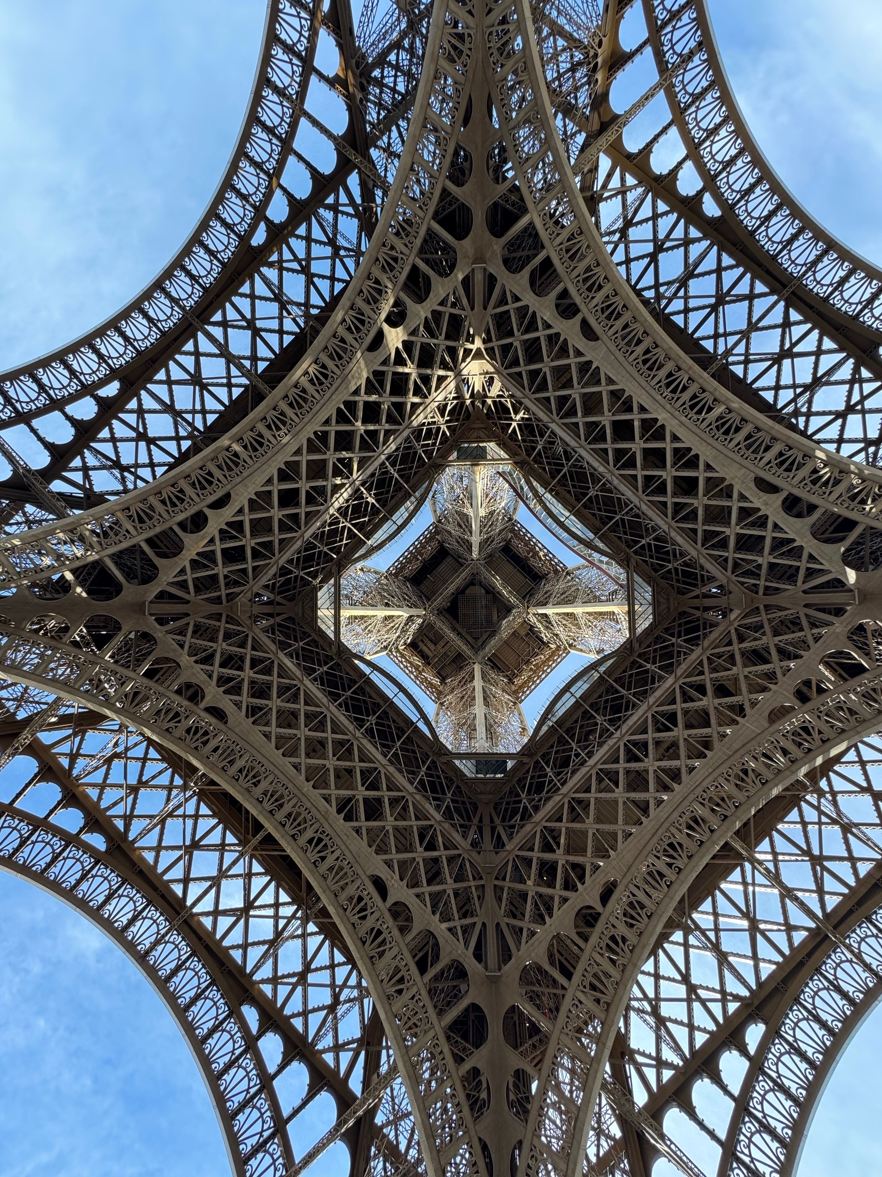Eiffel Tower Architectural Perspective · Free Stock Photo