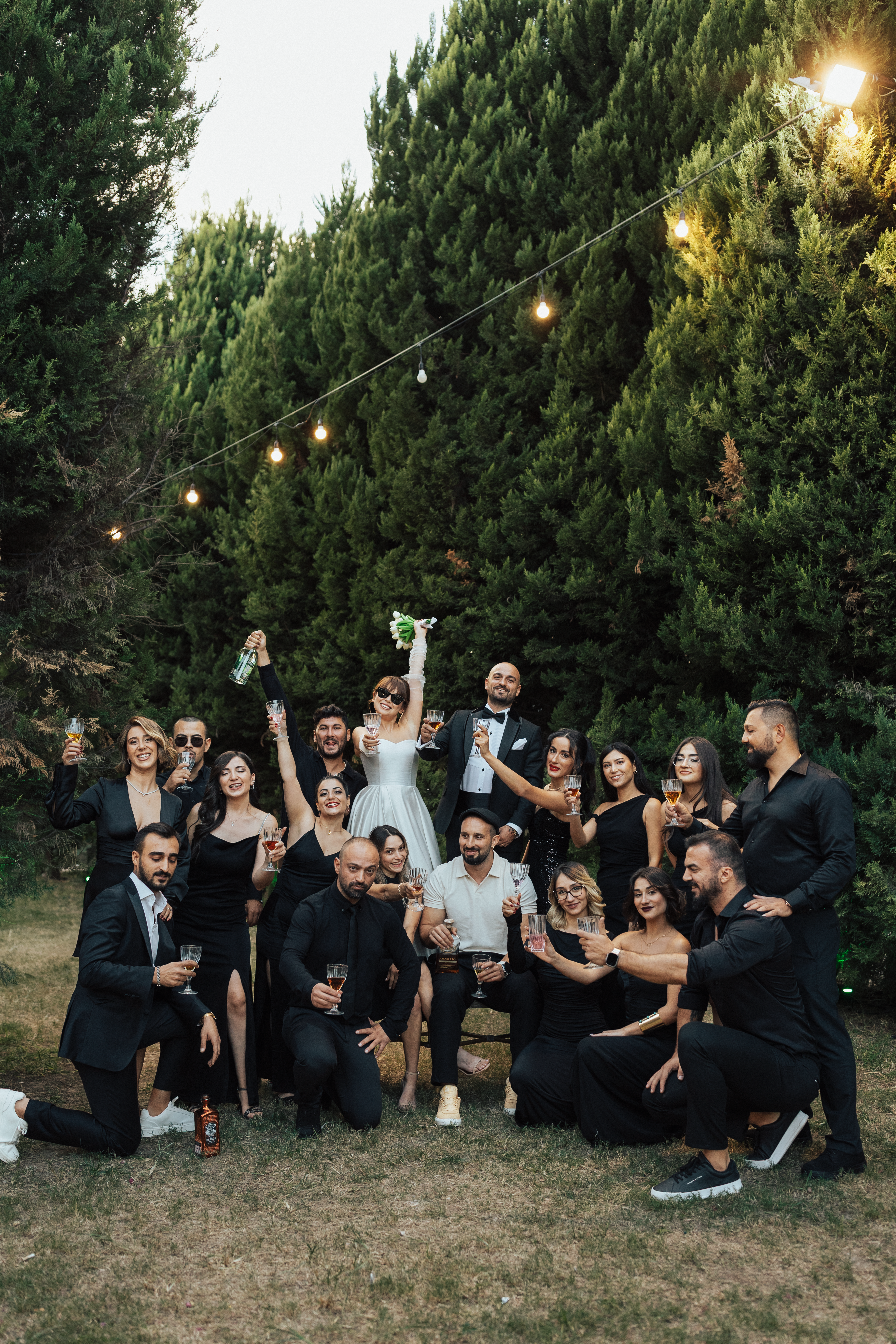Outdoor Wedding Celebration with Happy Guests · Free Stock Photo