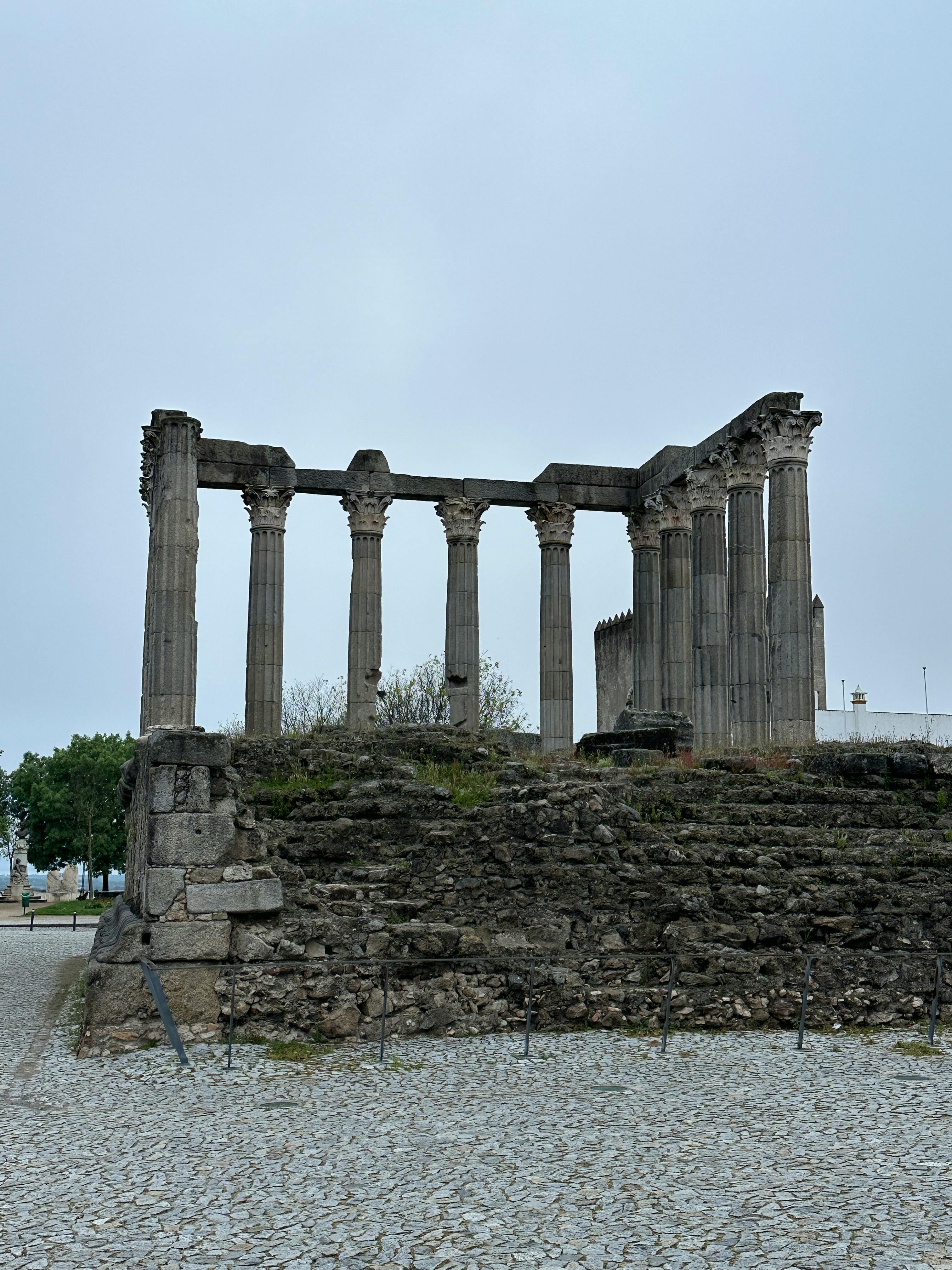 Ancient Roman Temple Ruins in Évora, Portugal · Free Stock Photo