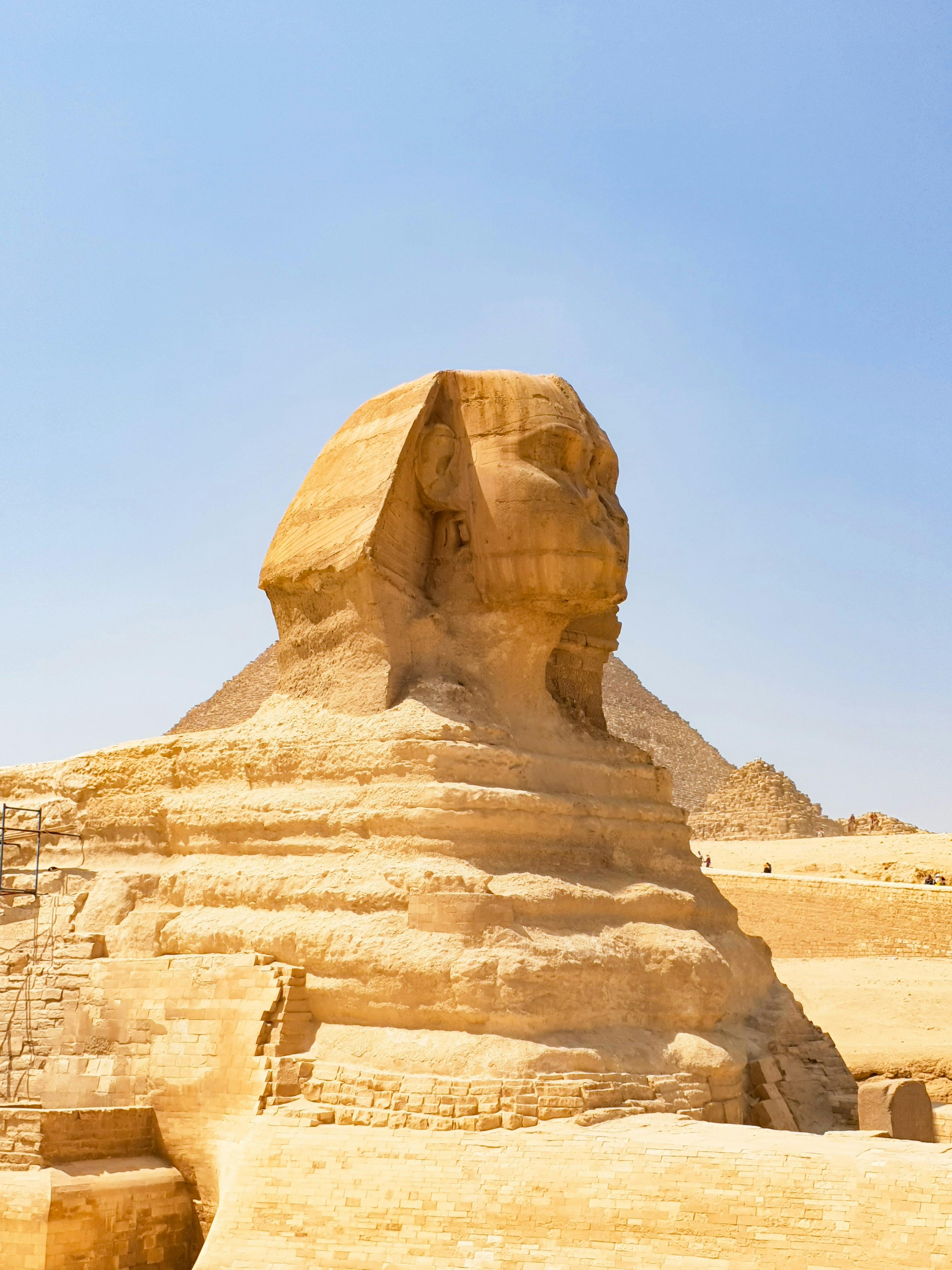 Side View of the Great Sphinx of Giza in Egypt · Free Stock Photo