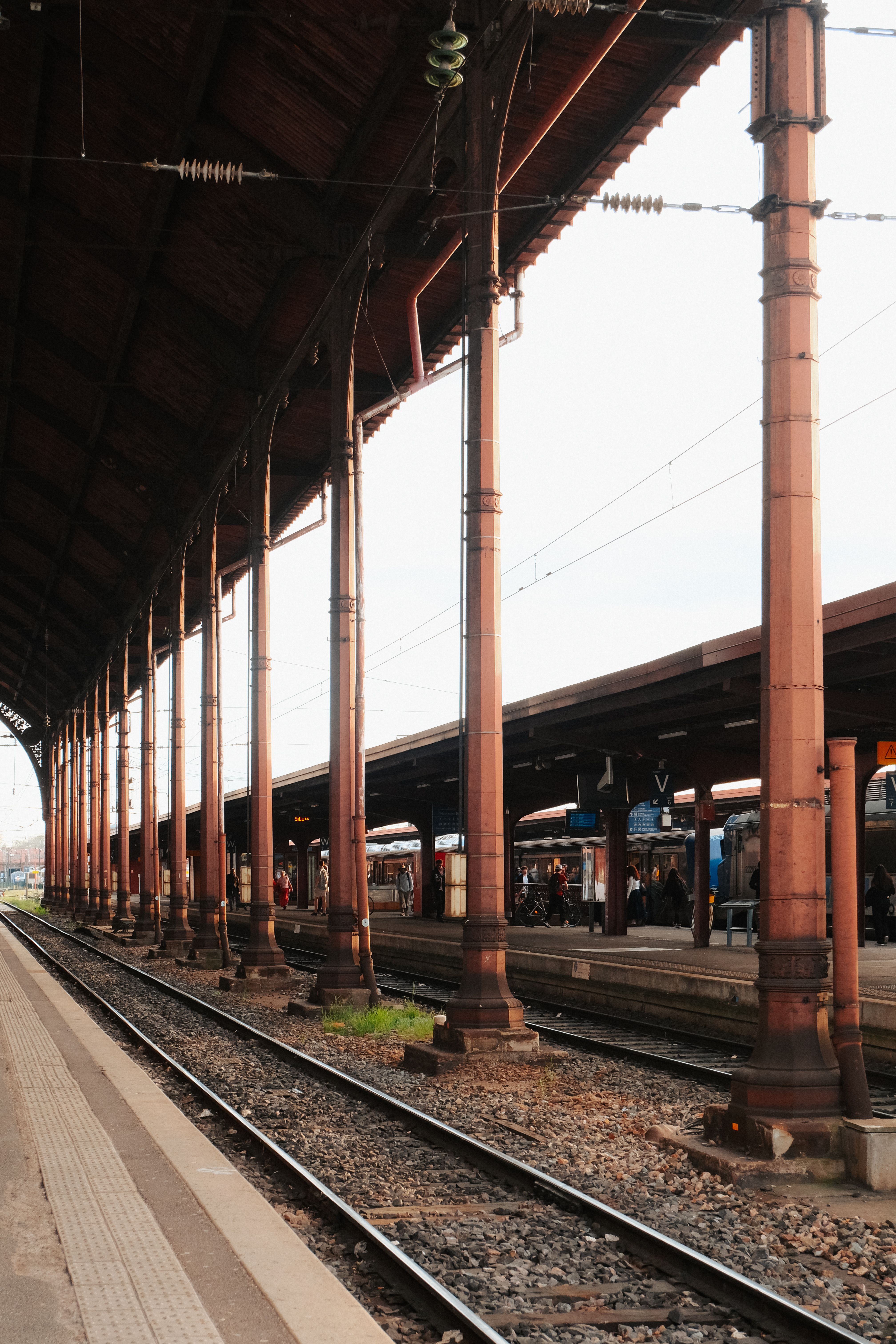 Vintage European Train Station Architecture · Free Stock Photo