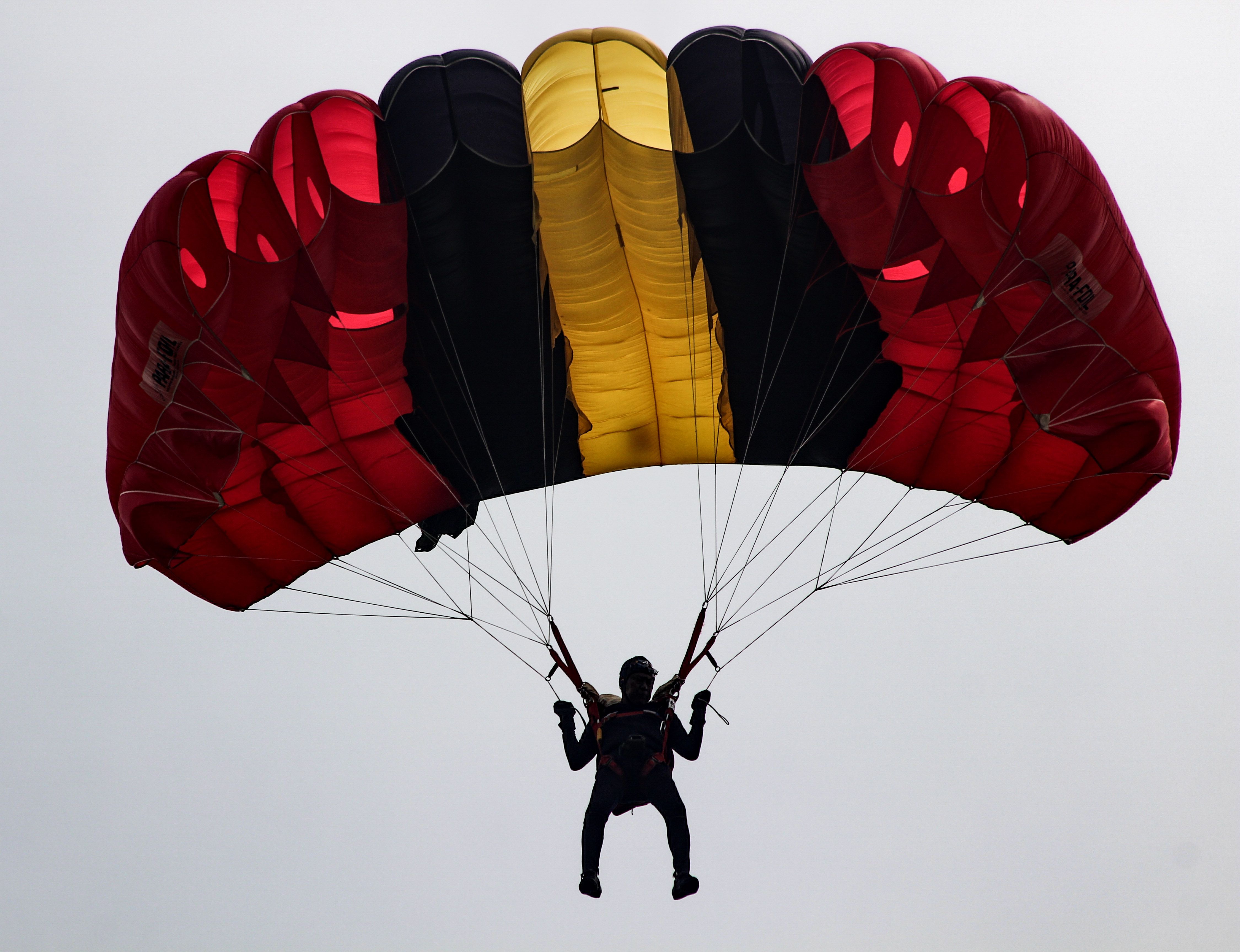 Person Riding on Parachute · Free Stock Photo