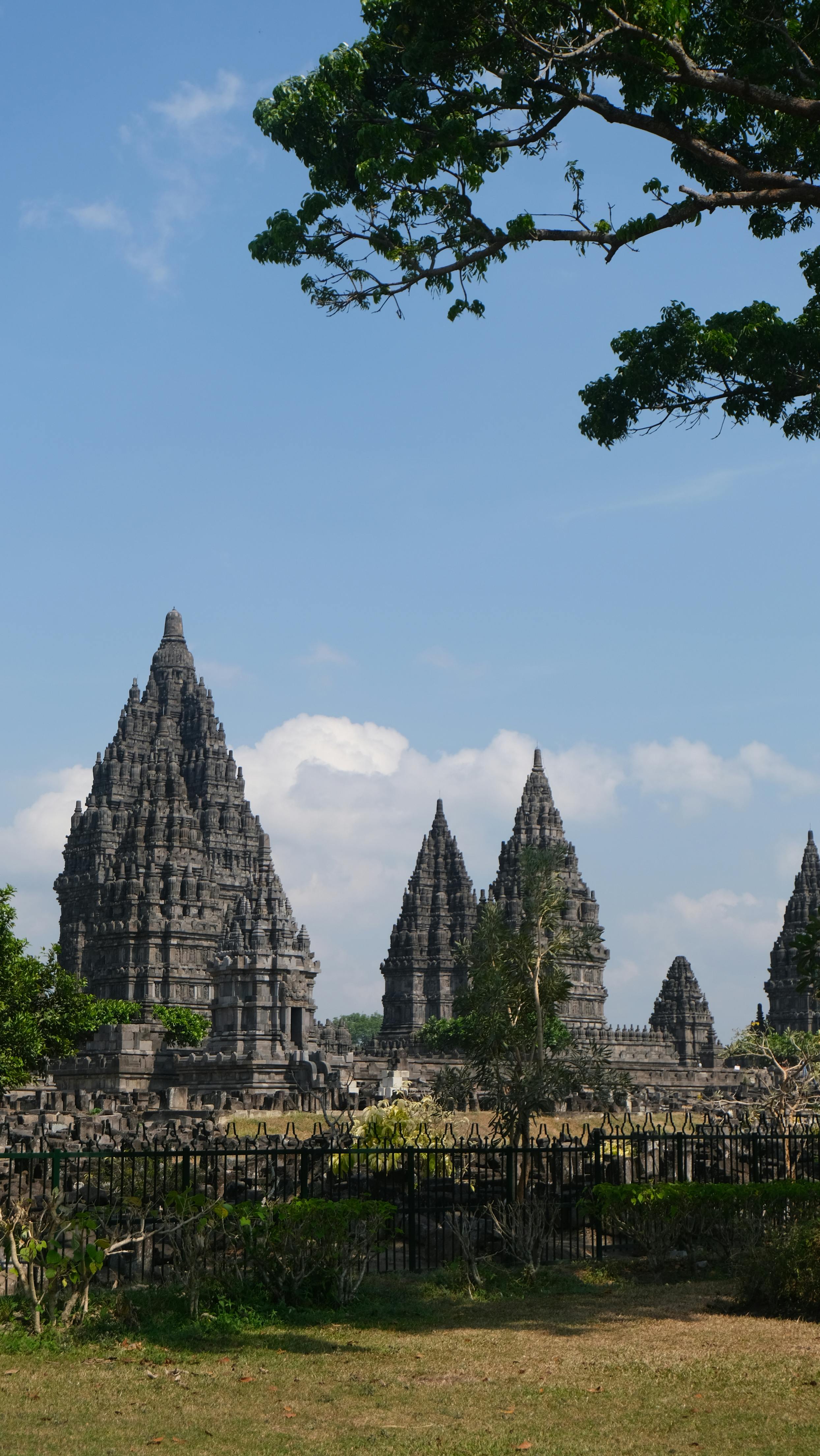 Majestic Prambanan Temple Complex Under Clear Sky · Free Stock Photo
