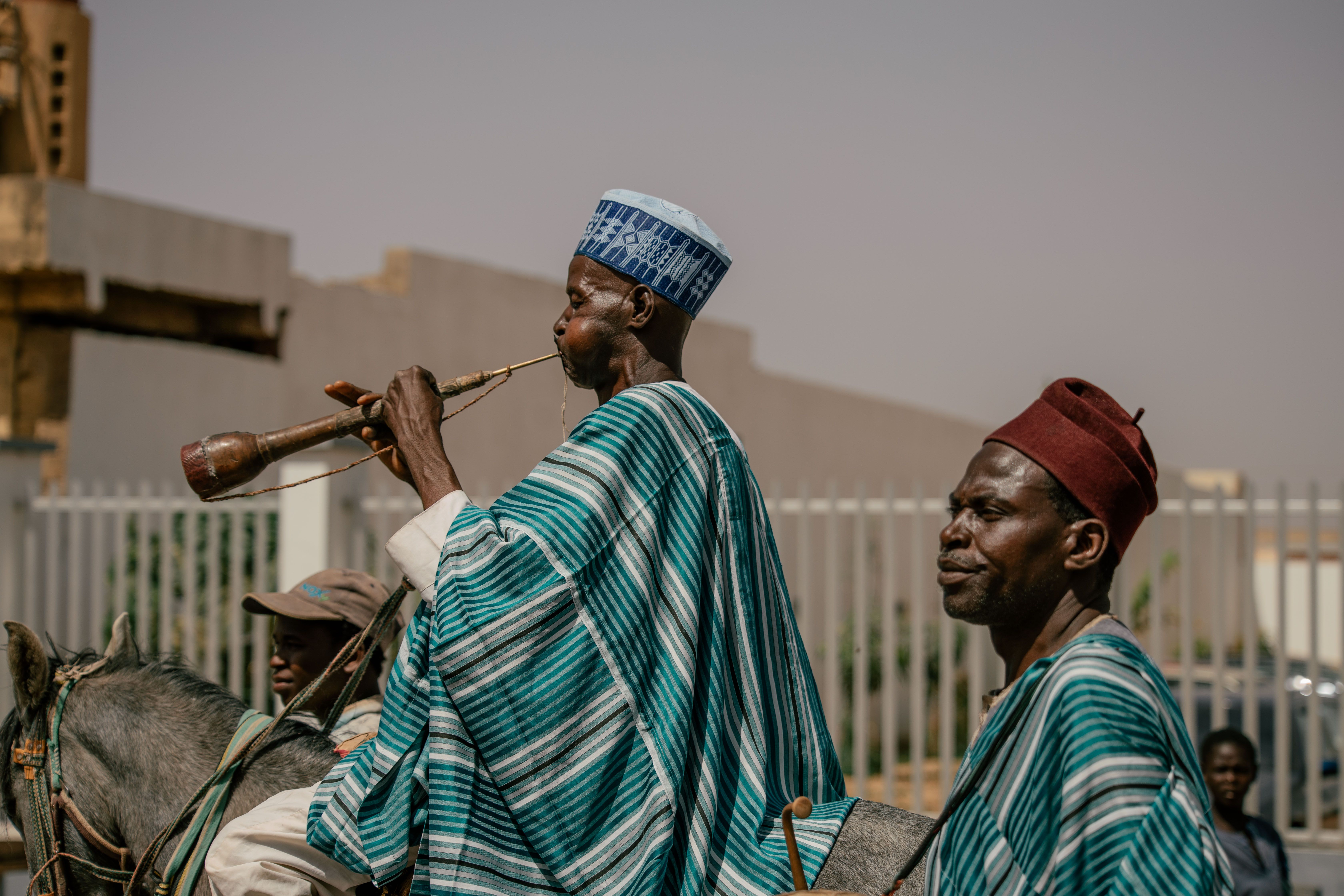 Traditional African Musicians Playing in Parade · Free Stock Photo