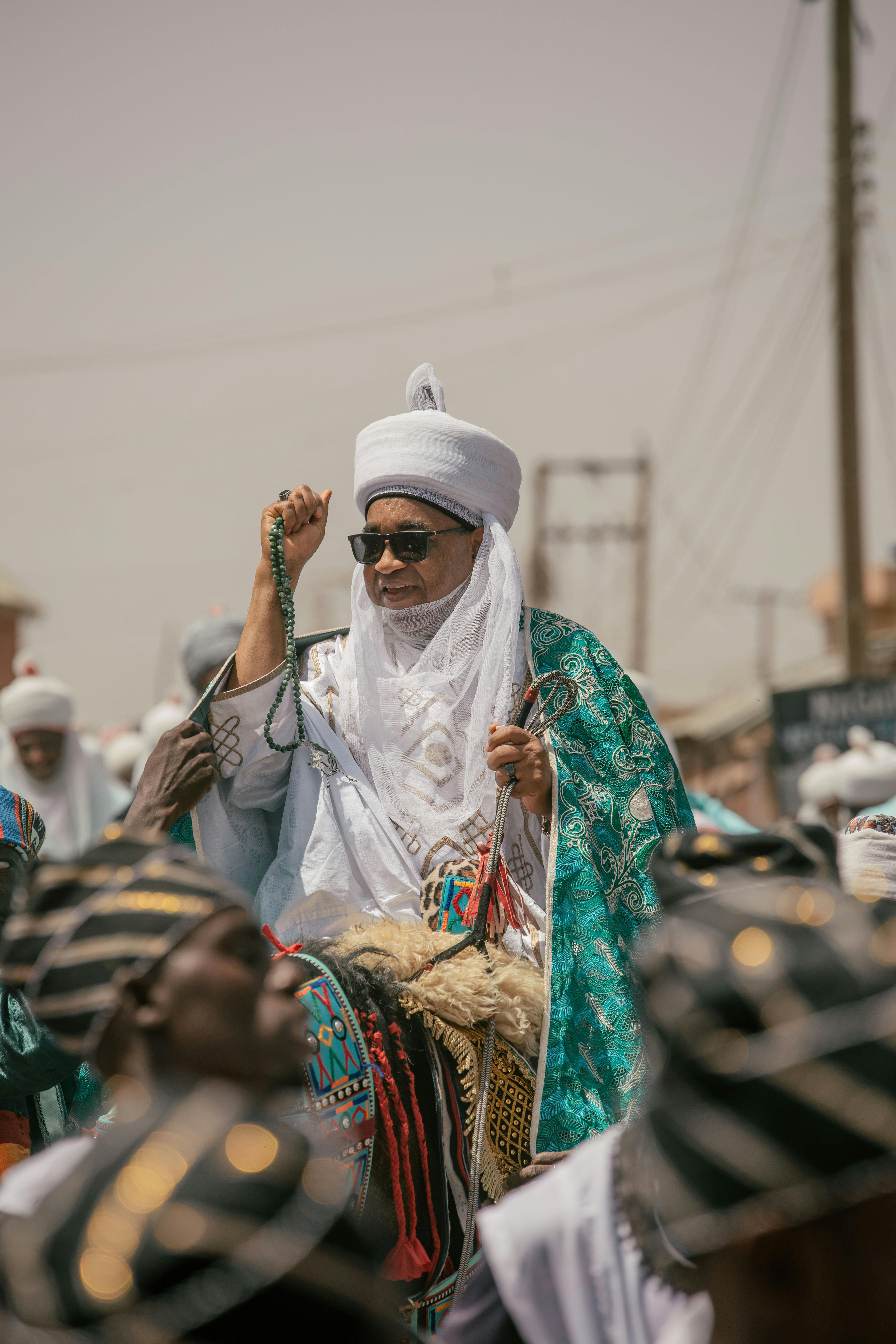 Traditional Procession with Cultural Attire · Free Stock Photo