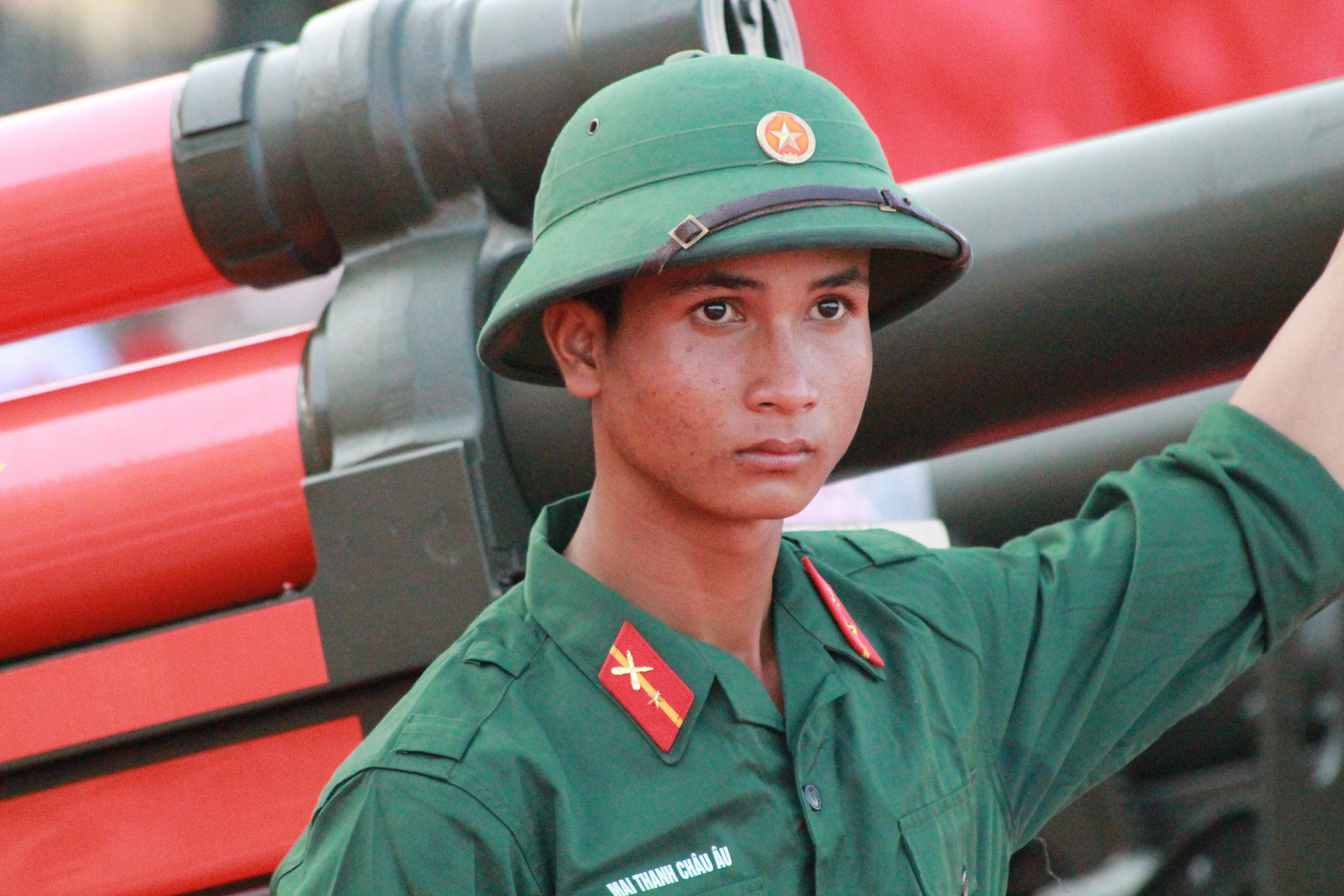 Vietnamese Soldier in Military Parade · Free Stock Photo
