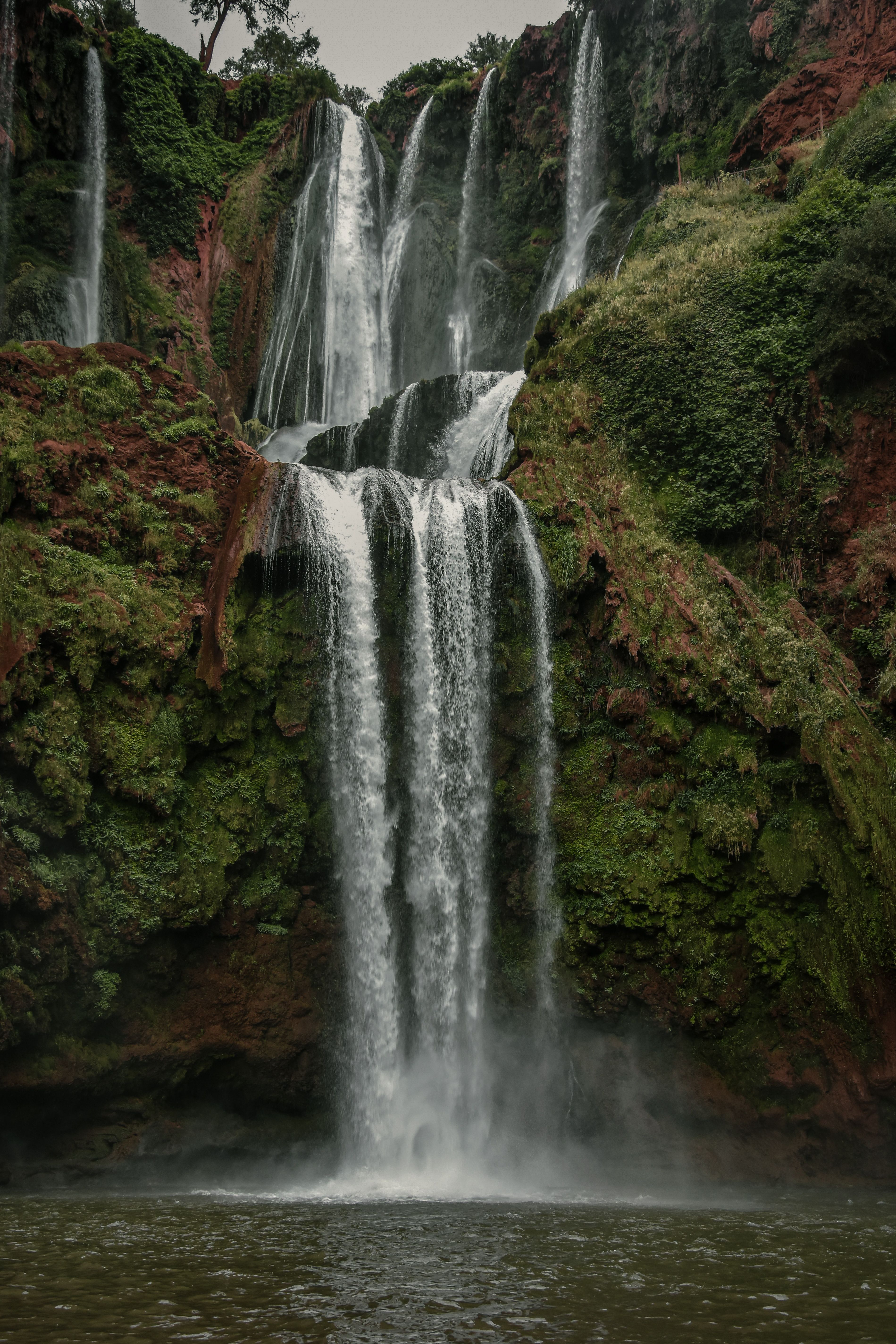 Majestic Ouzoud Falls in Morocco's Natural Landscape · Free Stock Photo