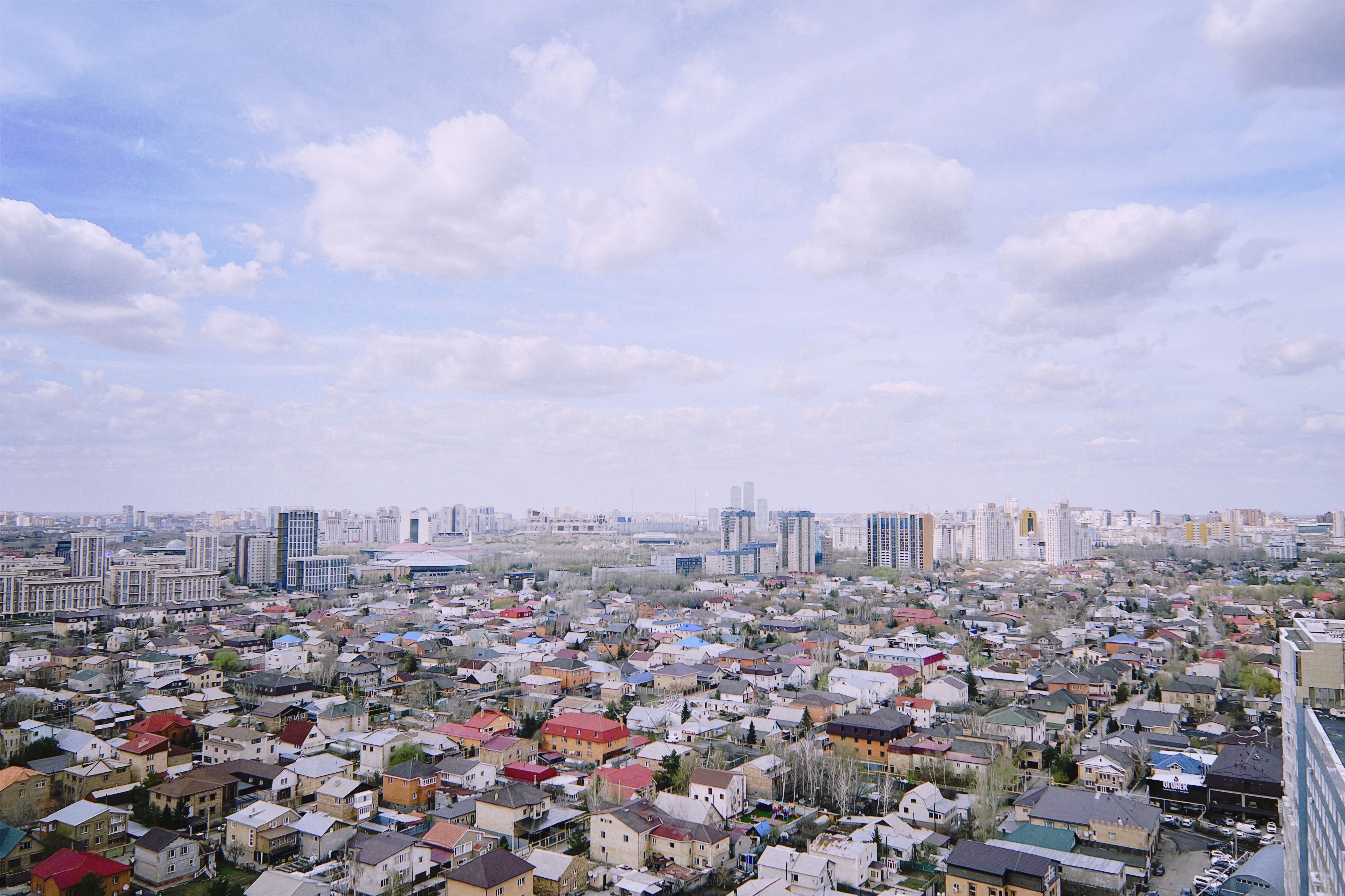 Aerial View of Astana Cityscape on a Clear Day · Free Stock Photo