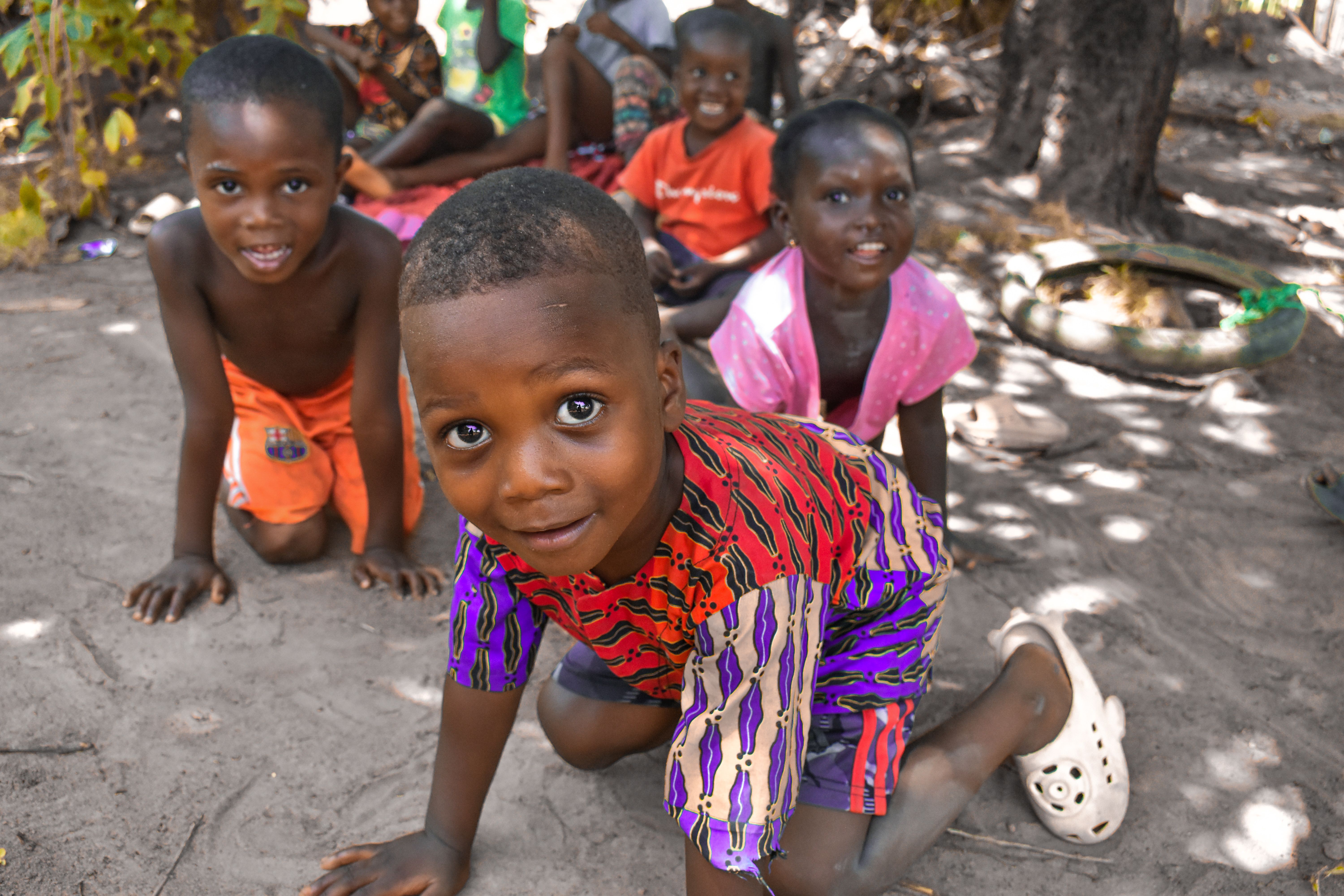 Children Playing Outdoors in Monrovia, Liberia · Free Stock Photo