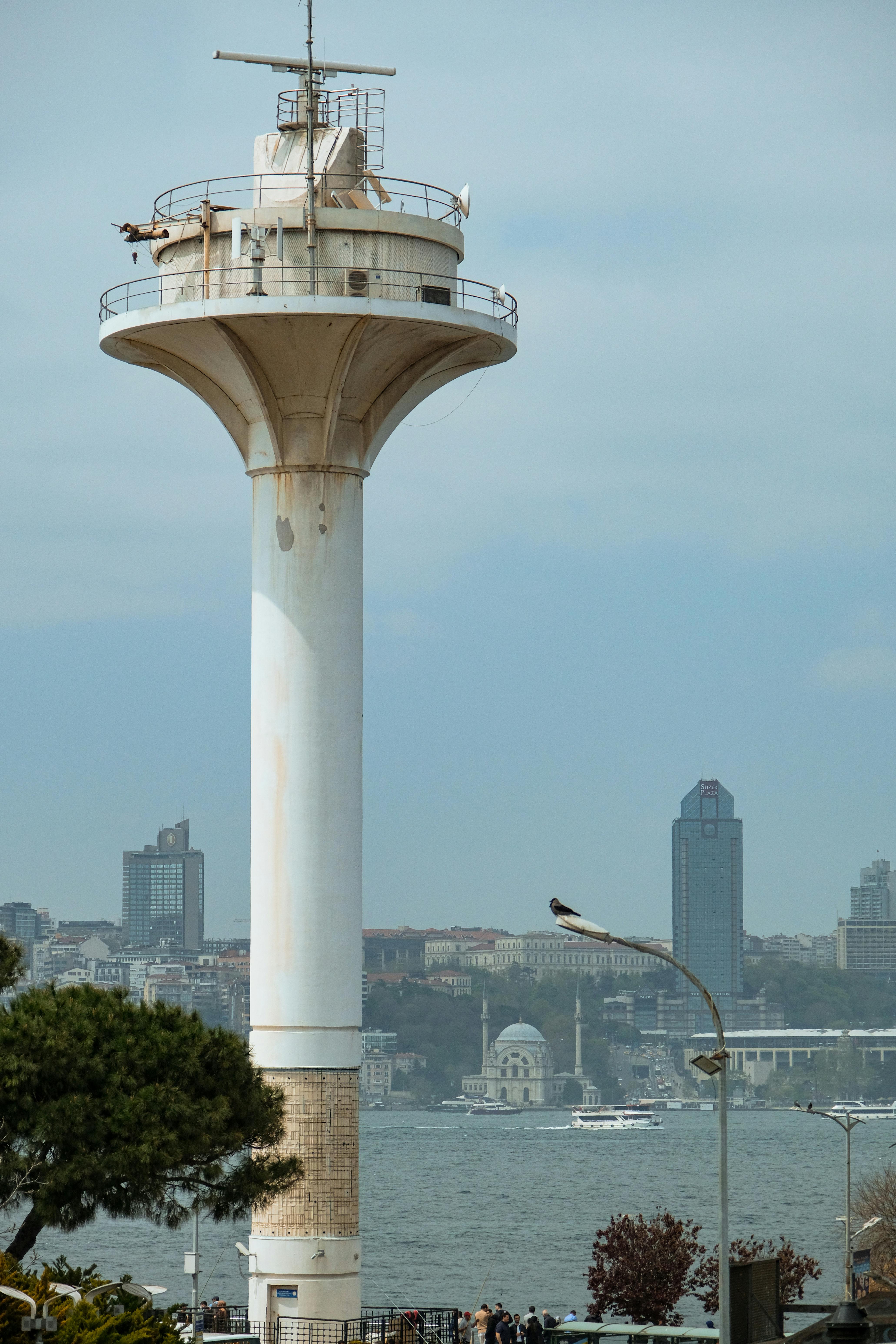 Tall Observation Tower Overlooking Bosphorus in Istanbul · Free Stock Photo