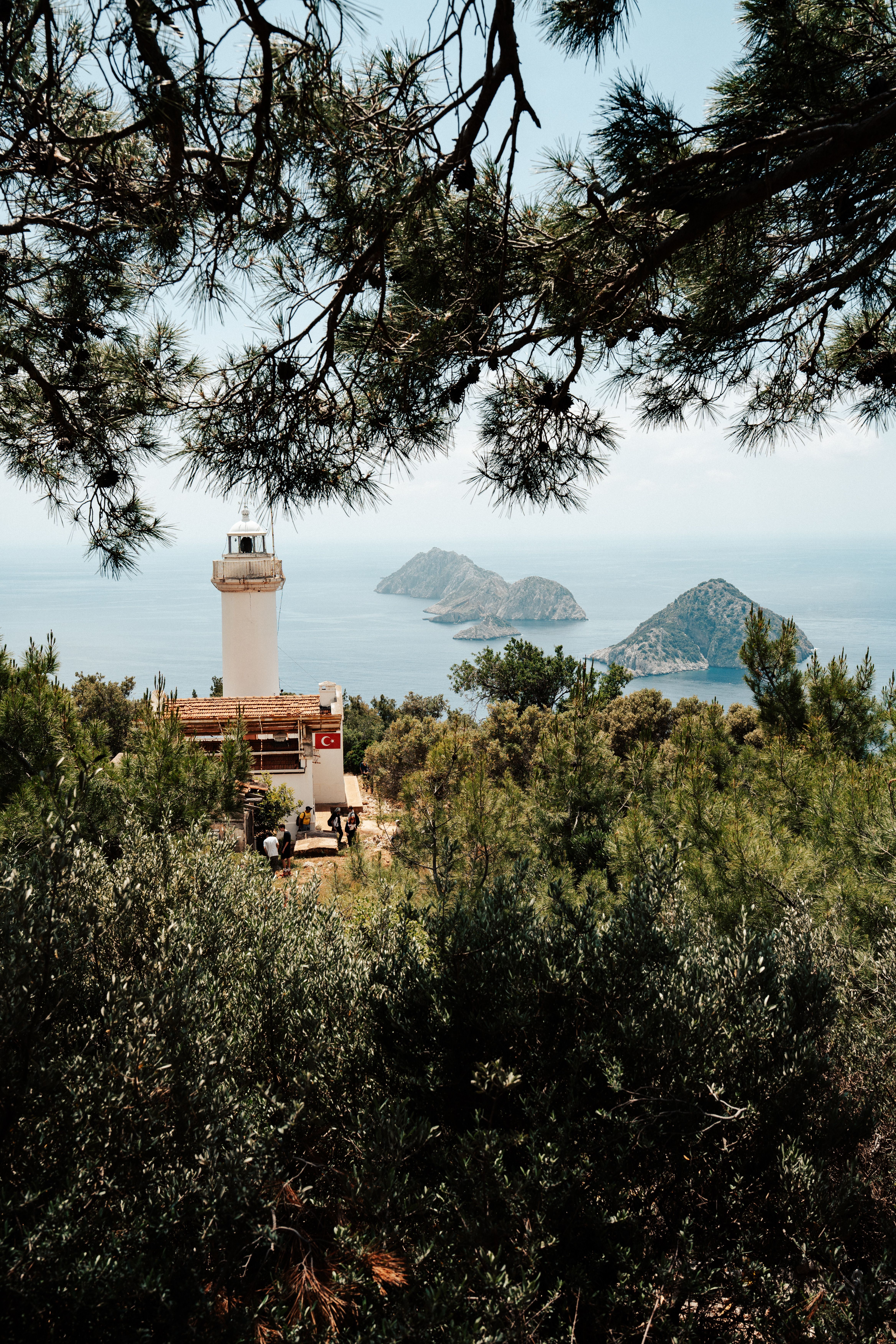 Scenic Lighthouse View in Turkey with Islands · Free Stock Photo