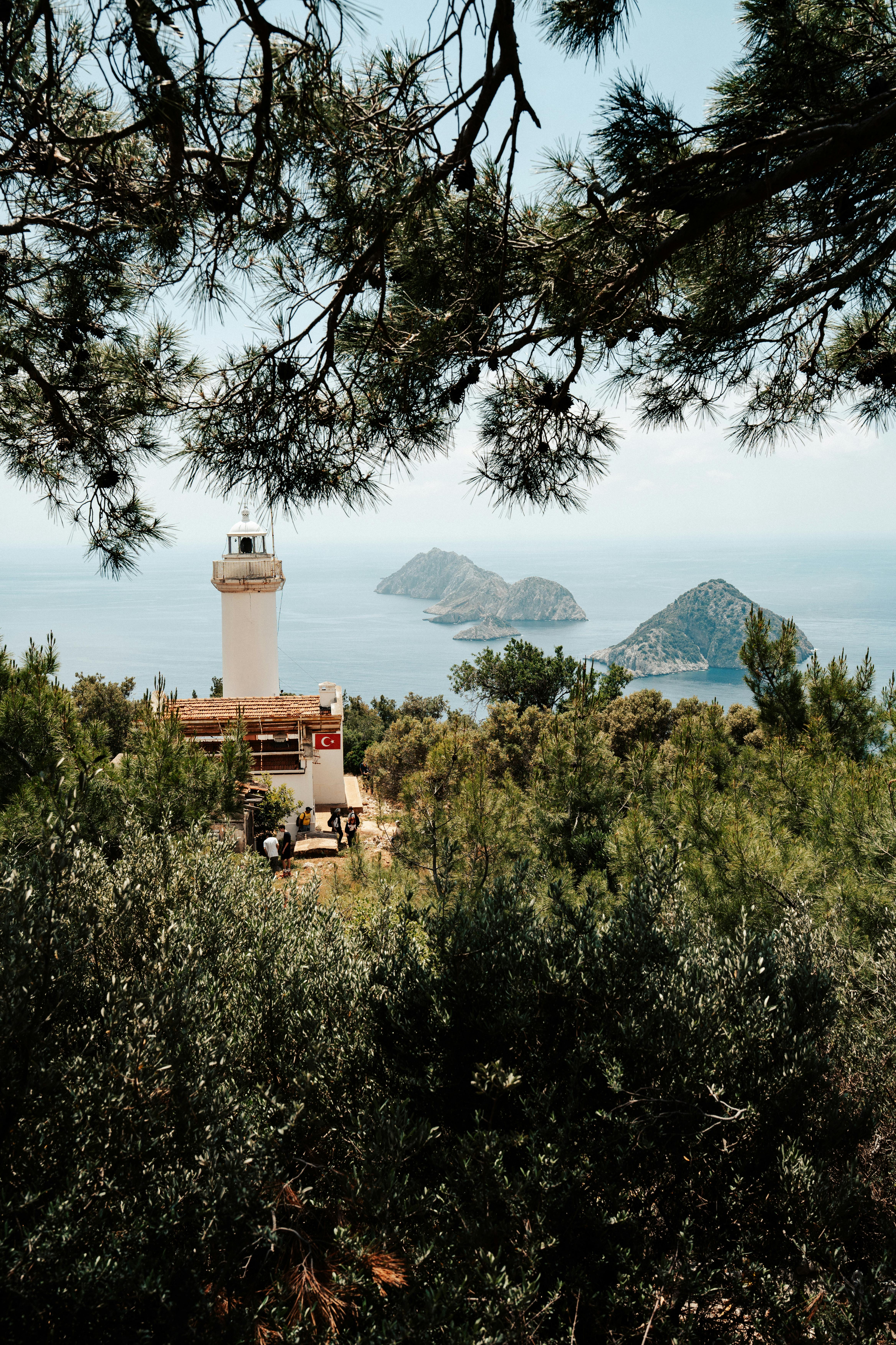 Scenic Lighthouse View in Turkey with Islands · Free Stock Photo