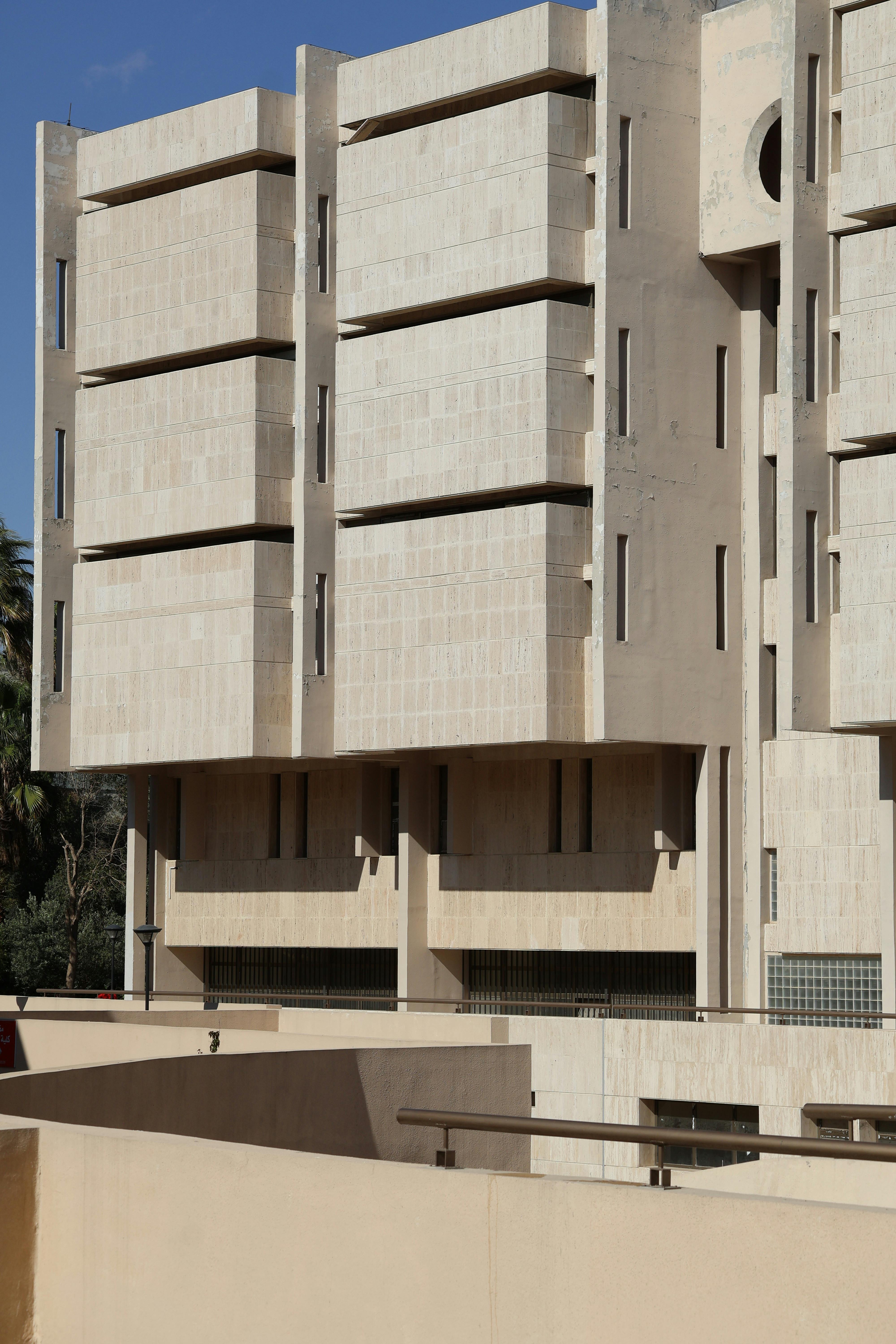 Modernist Concrete Architecture in Damascus, Syria · Free Stock Photo