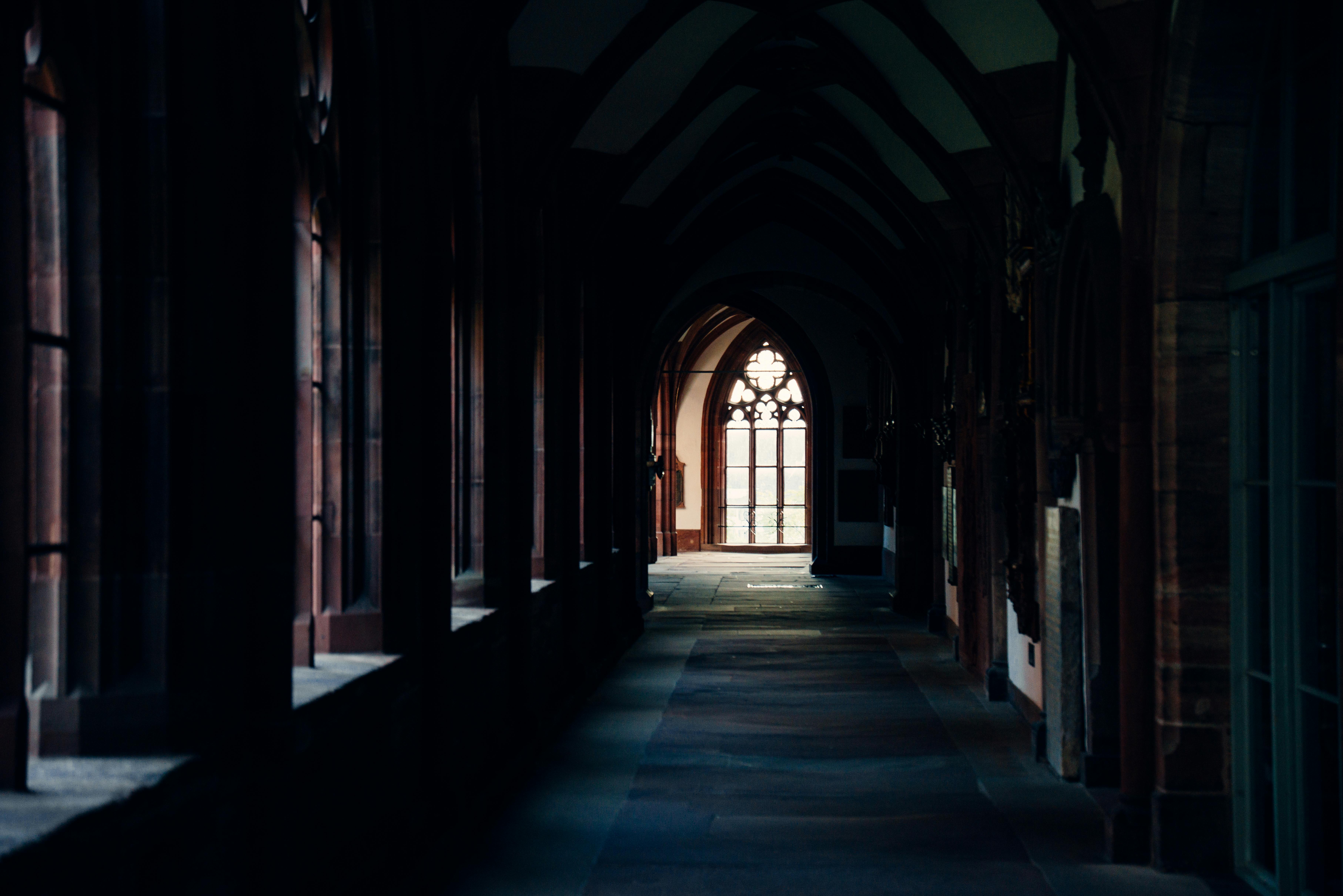 Gothic Church Corridor in Basel, Switzerland · Free Stock Photo