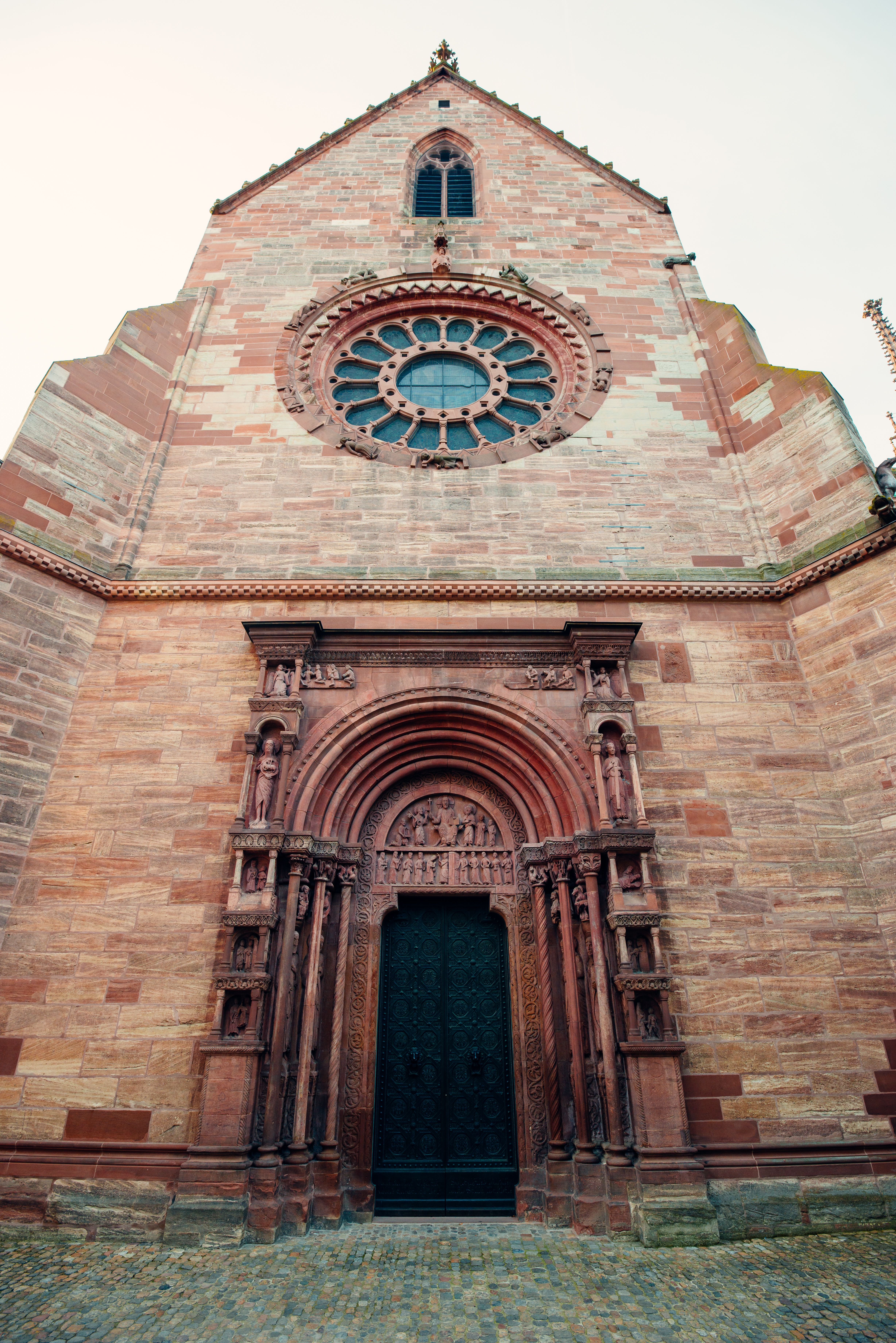 Historic Church Facade in Basel, Switzerland · Free Stock Photo