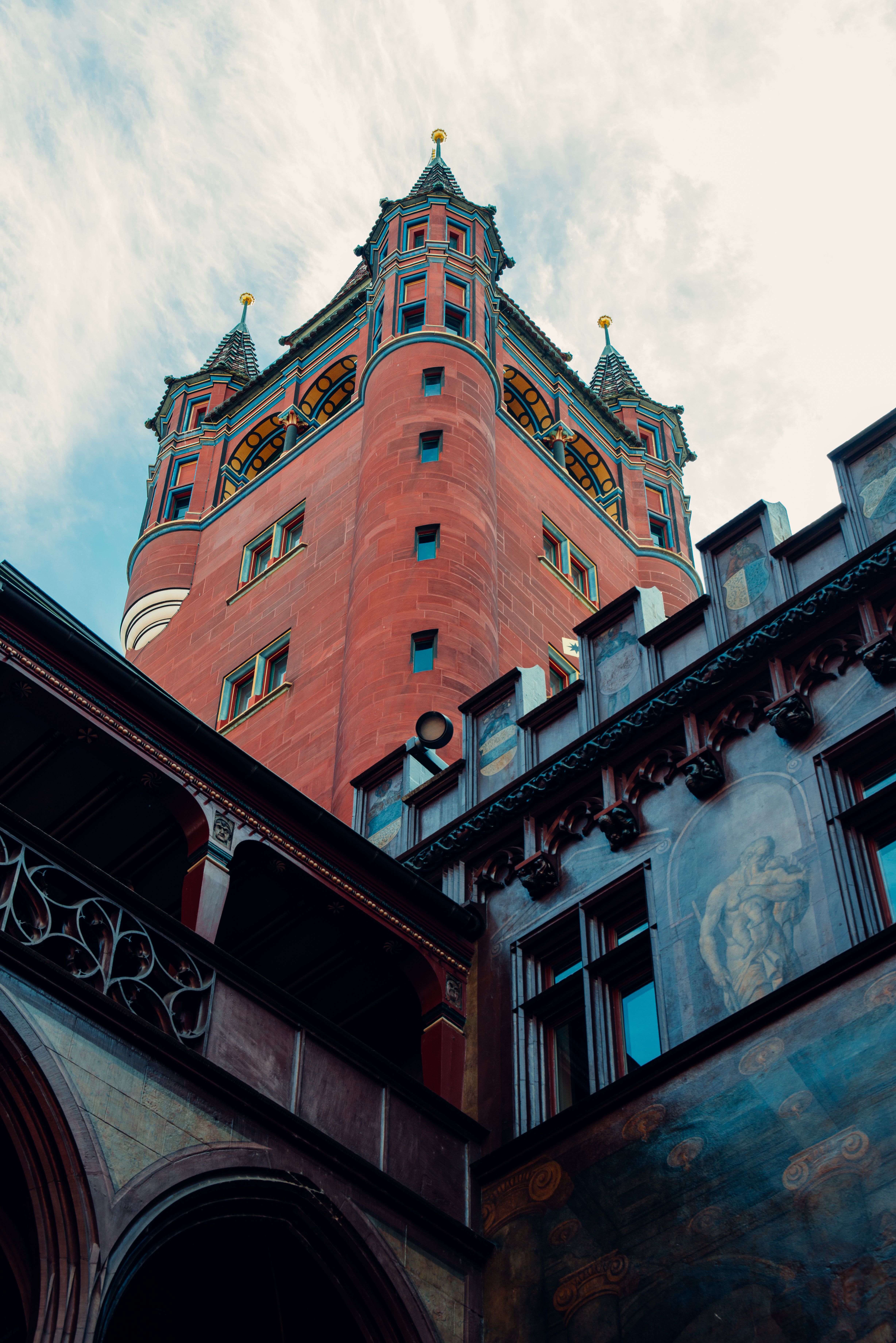 Historic Architecture of Basel Town Hall · Free Stock Photo