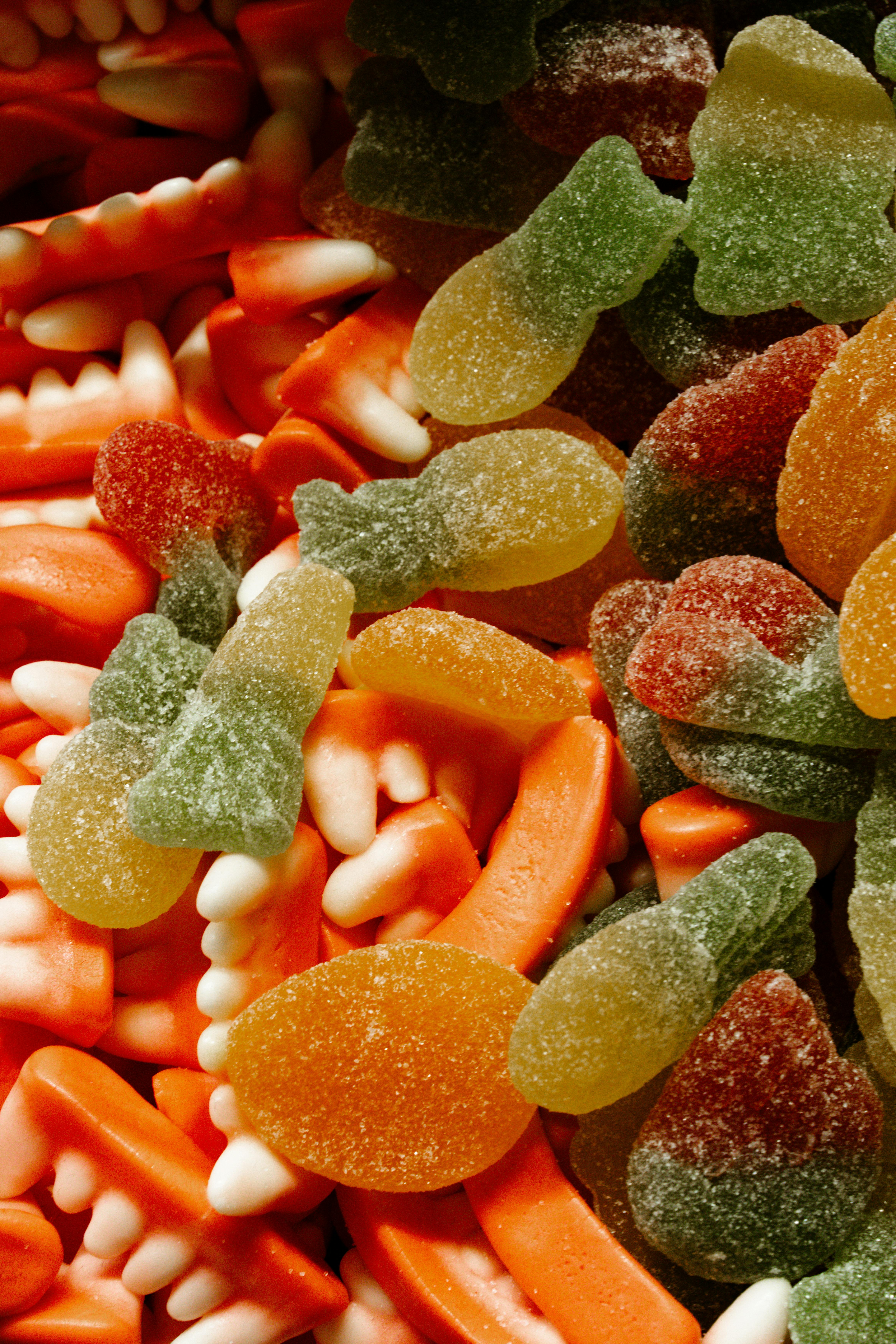 Colorful Assortment of Gummy Candies · Free Stock Photo