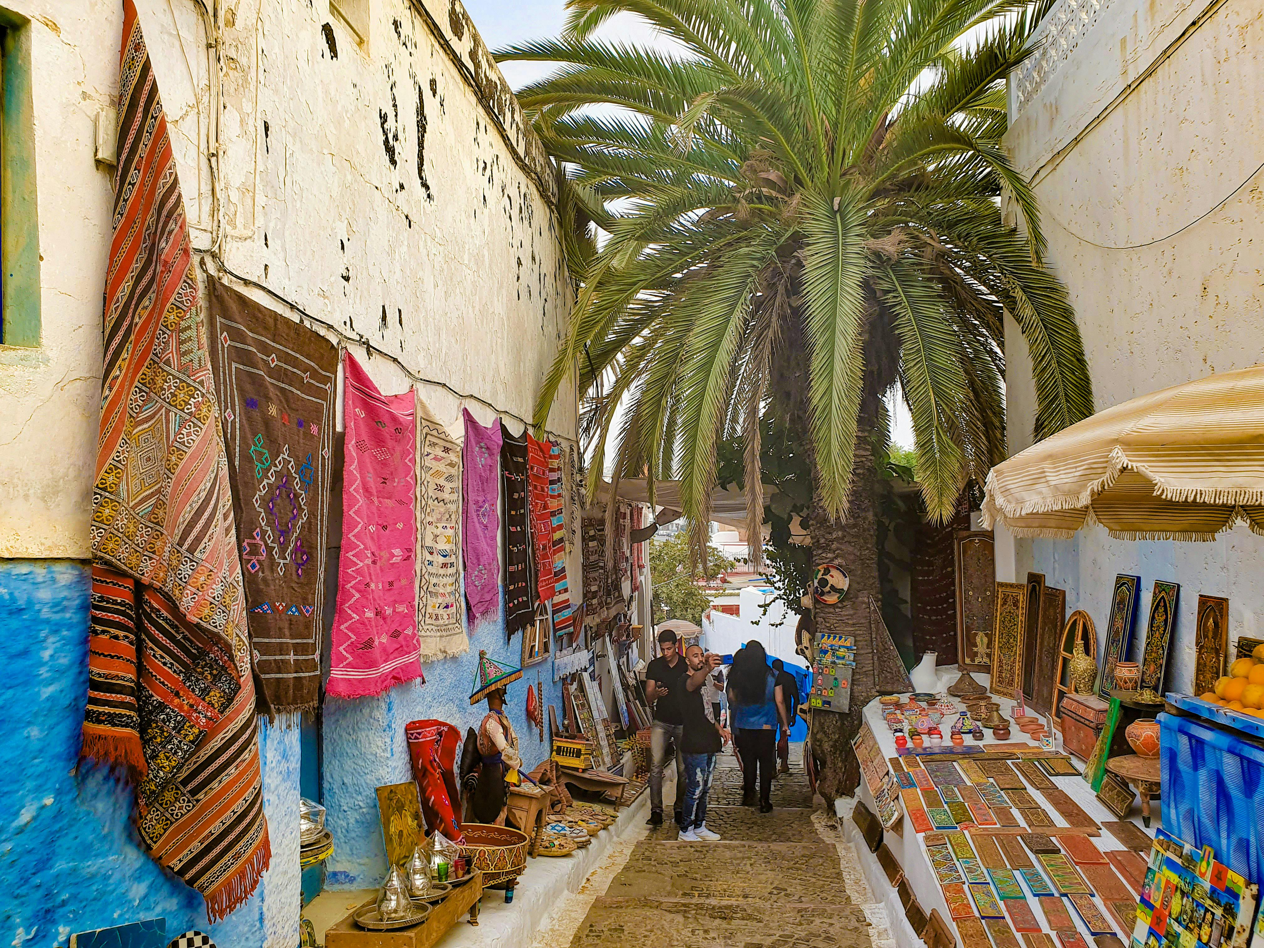 Colorful Street Market in Rabat, Morocco · Free Stock Photo