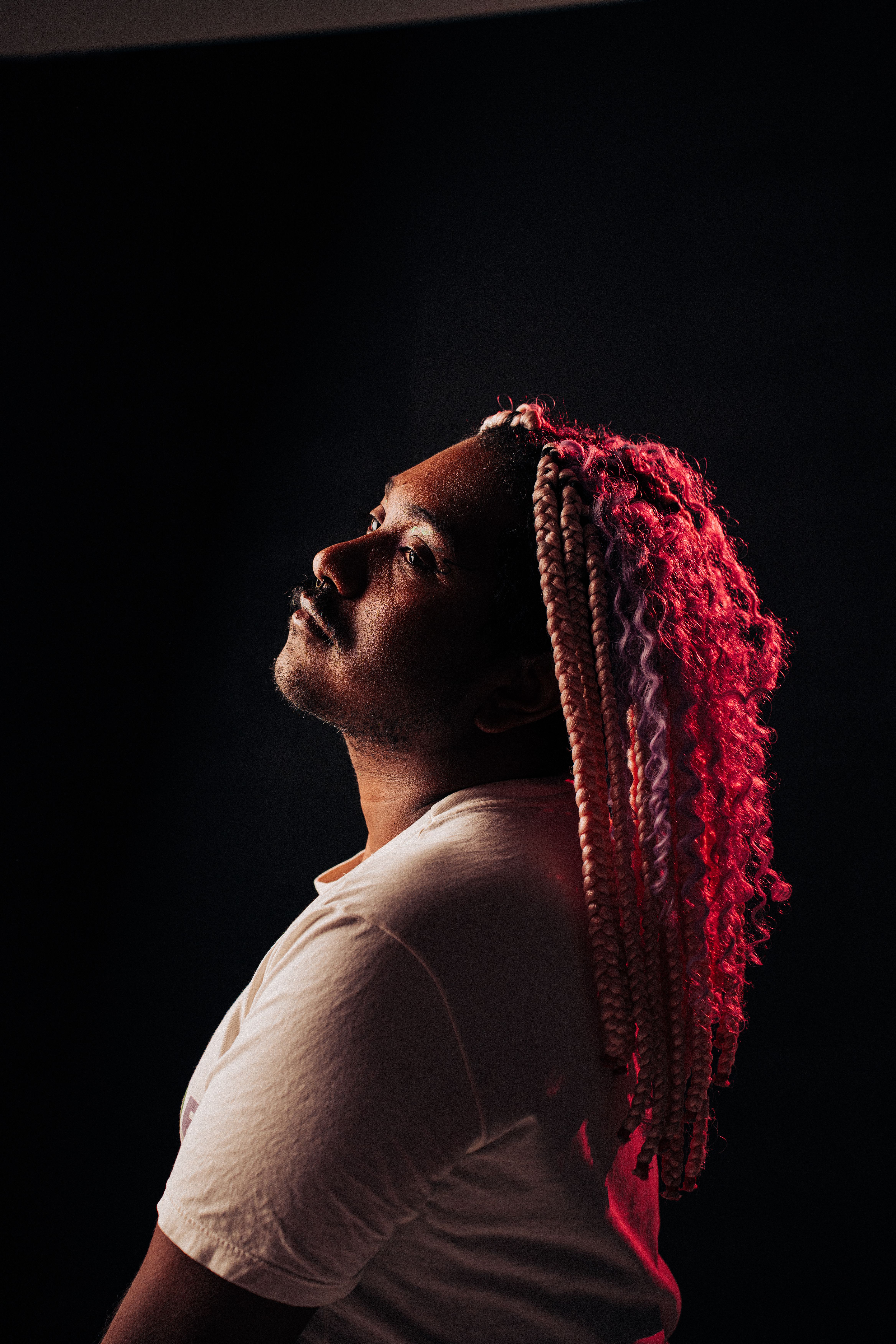 Artistic Portrait of Person in Dramatic Lighting · Free Stock Photo
