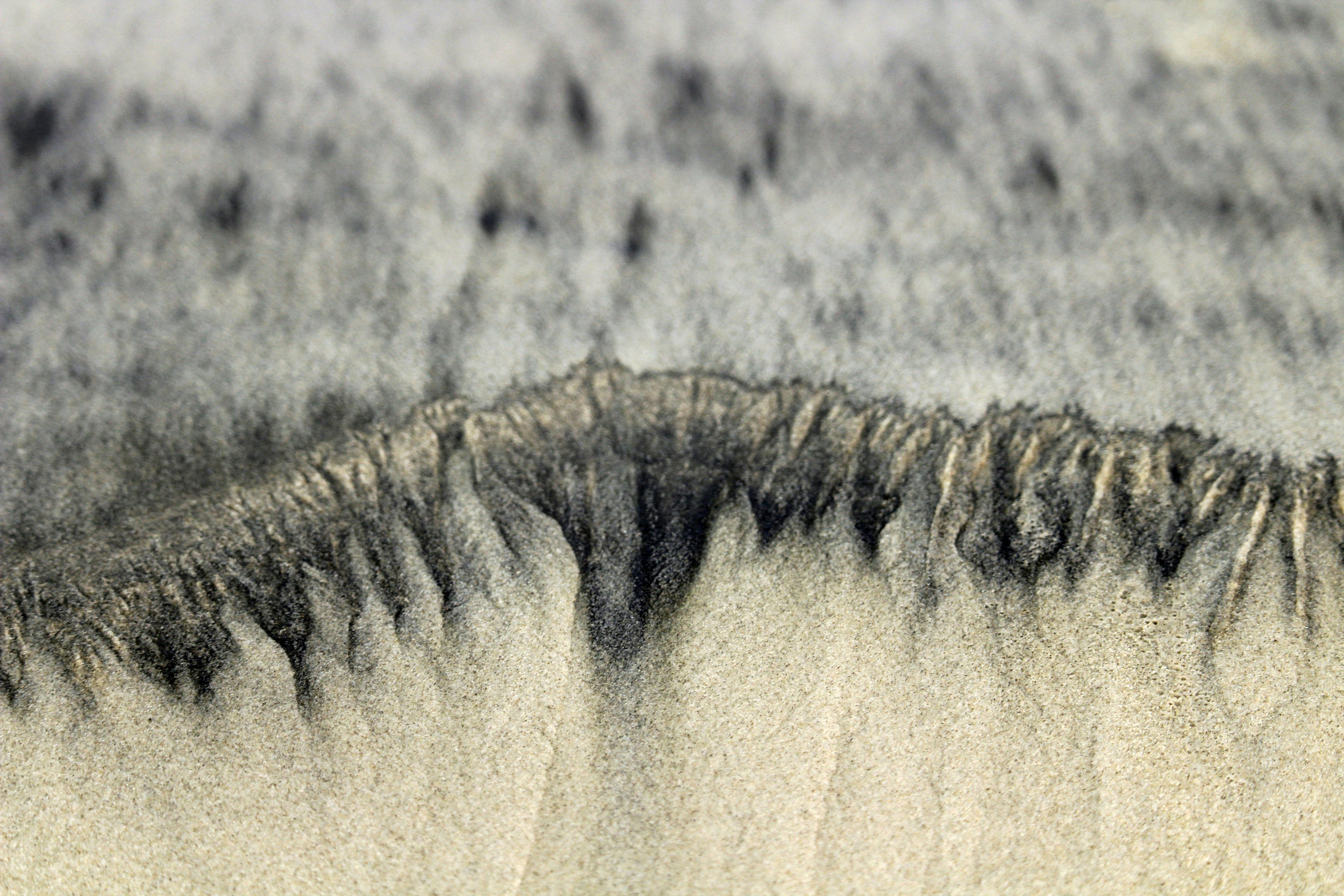 Abstract Sand Patterns on Guaratuba Beach · Free Stock Photo